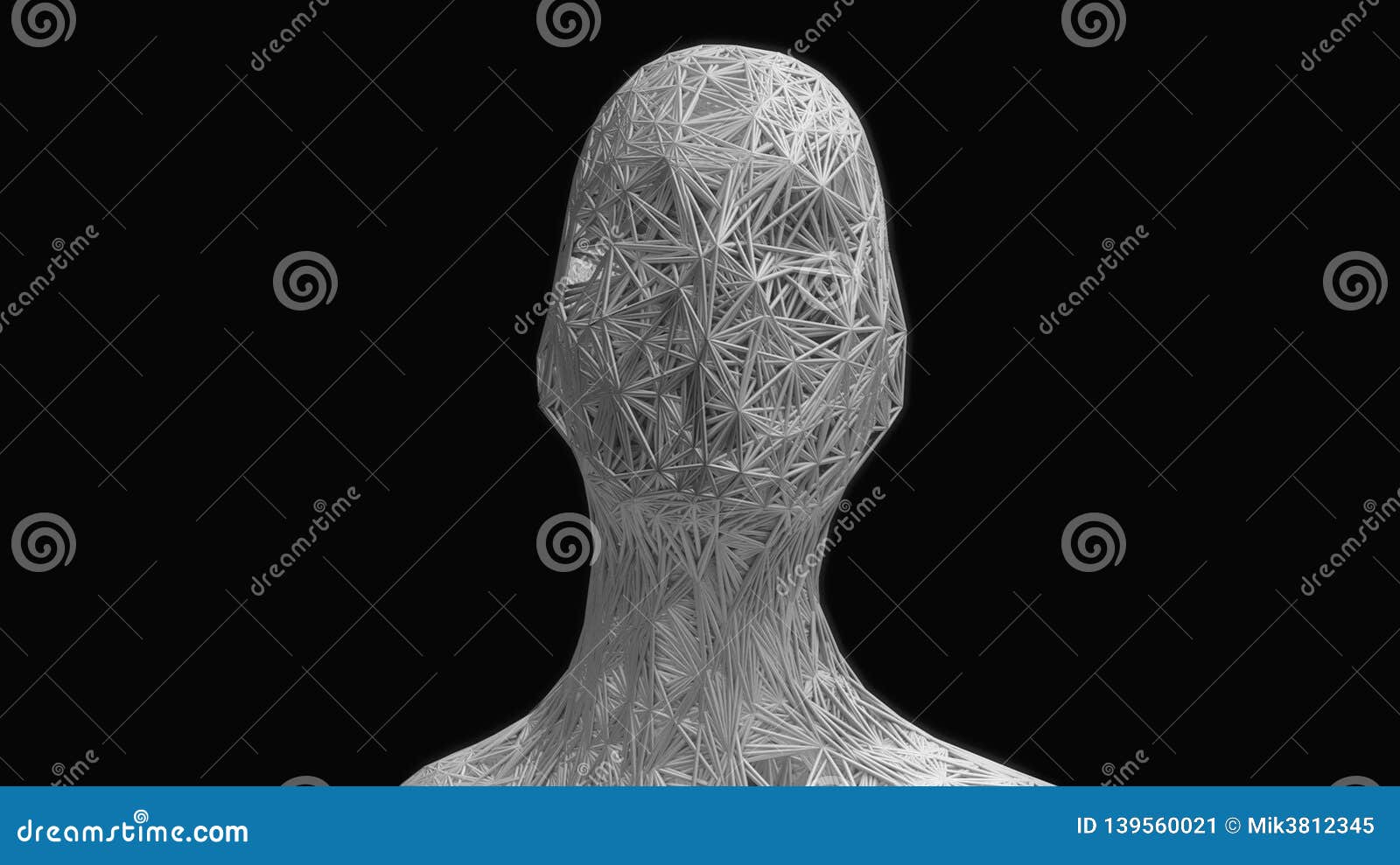 Human Figure Made with Lines Stock Illustration - Illustration of ...