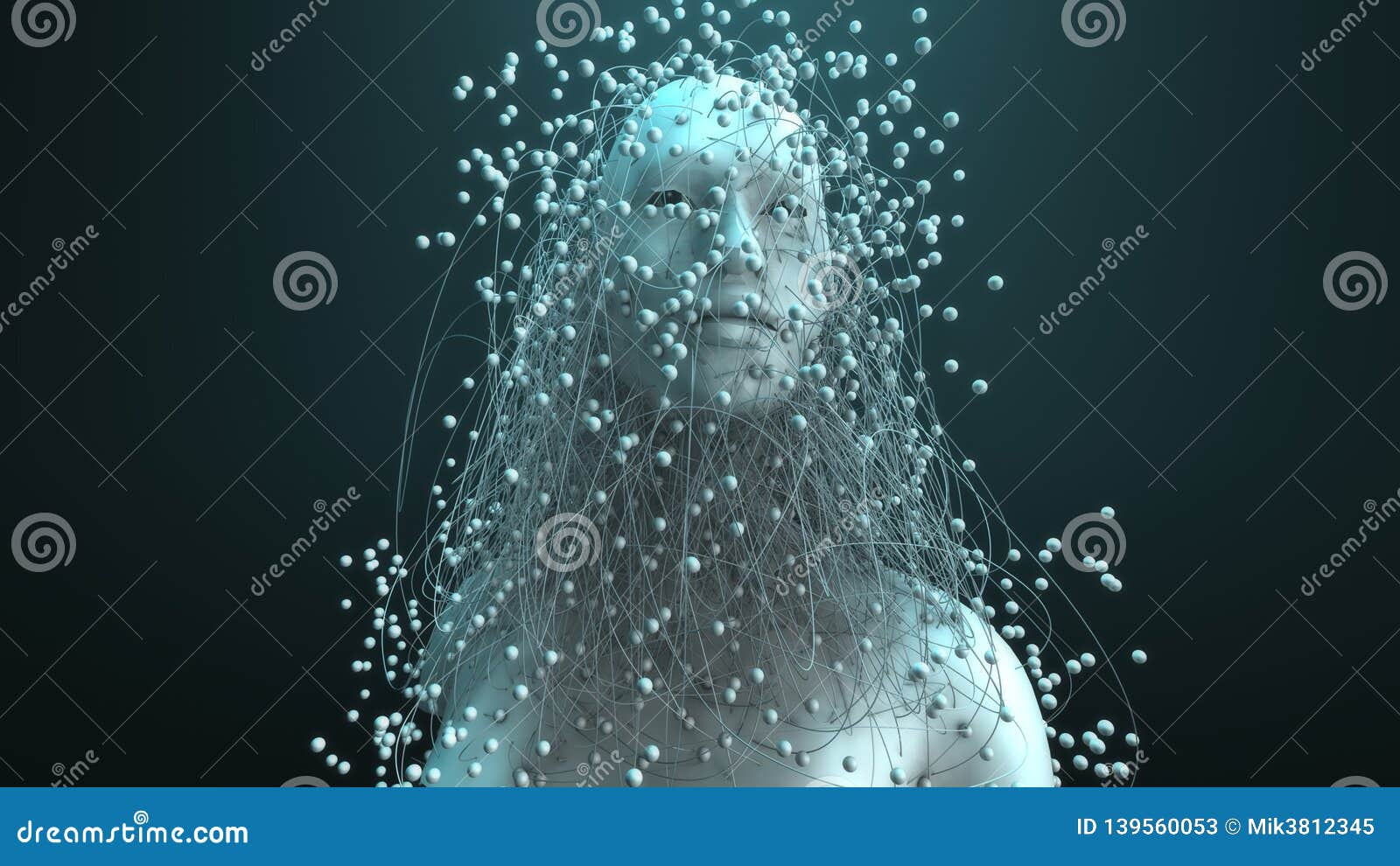 Human Figure Made with Lines Stock Illustration - Illustration of human ...