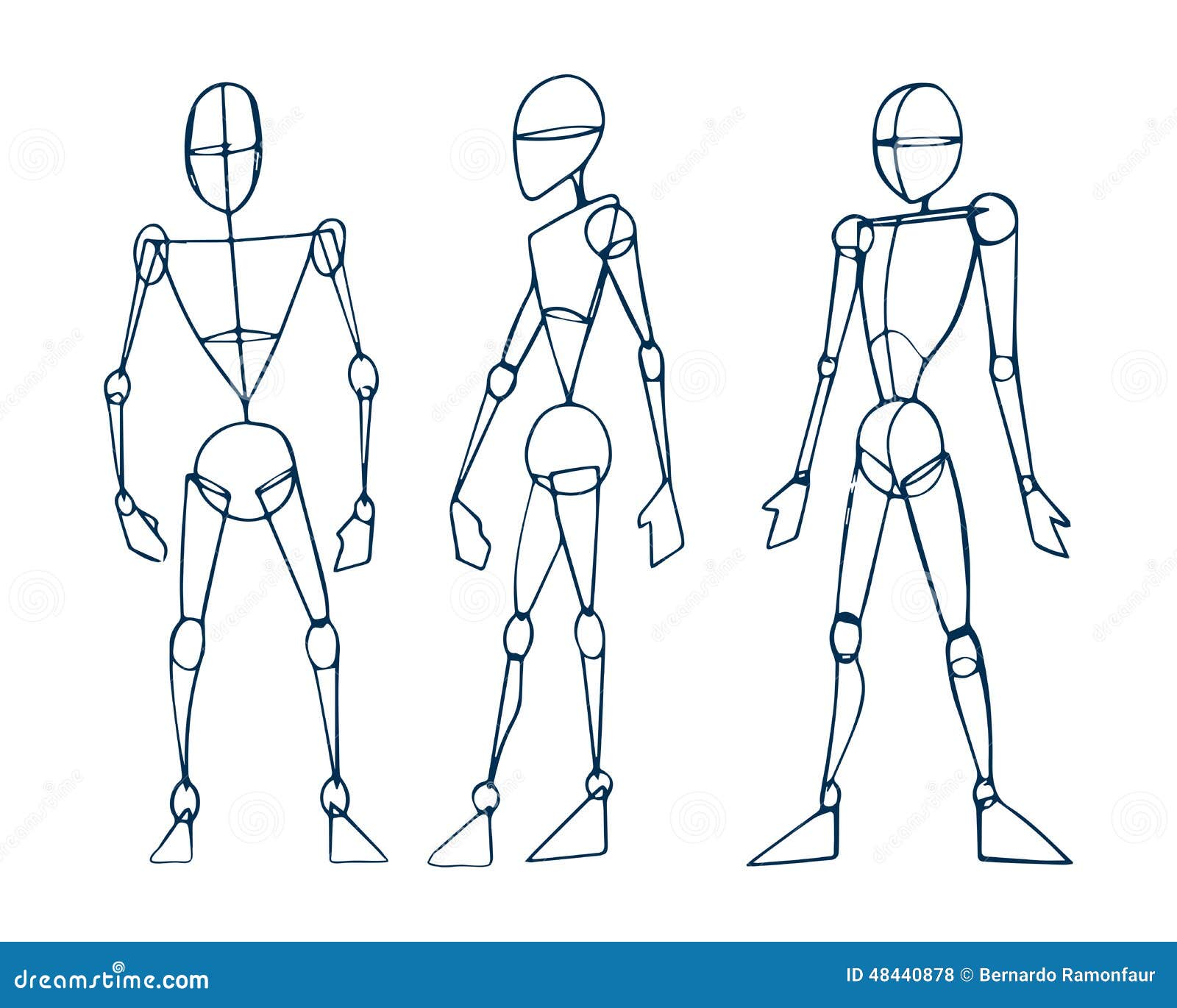 Human figure men b stock vector. Illustration of figure - 48440878