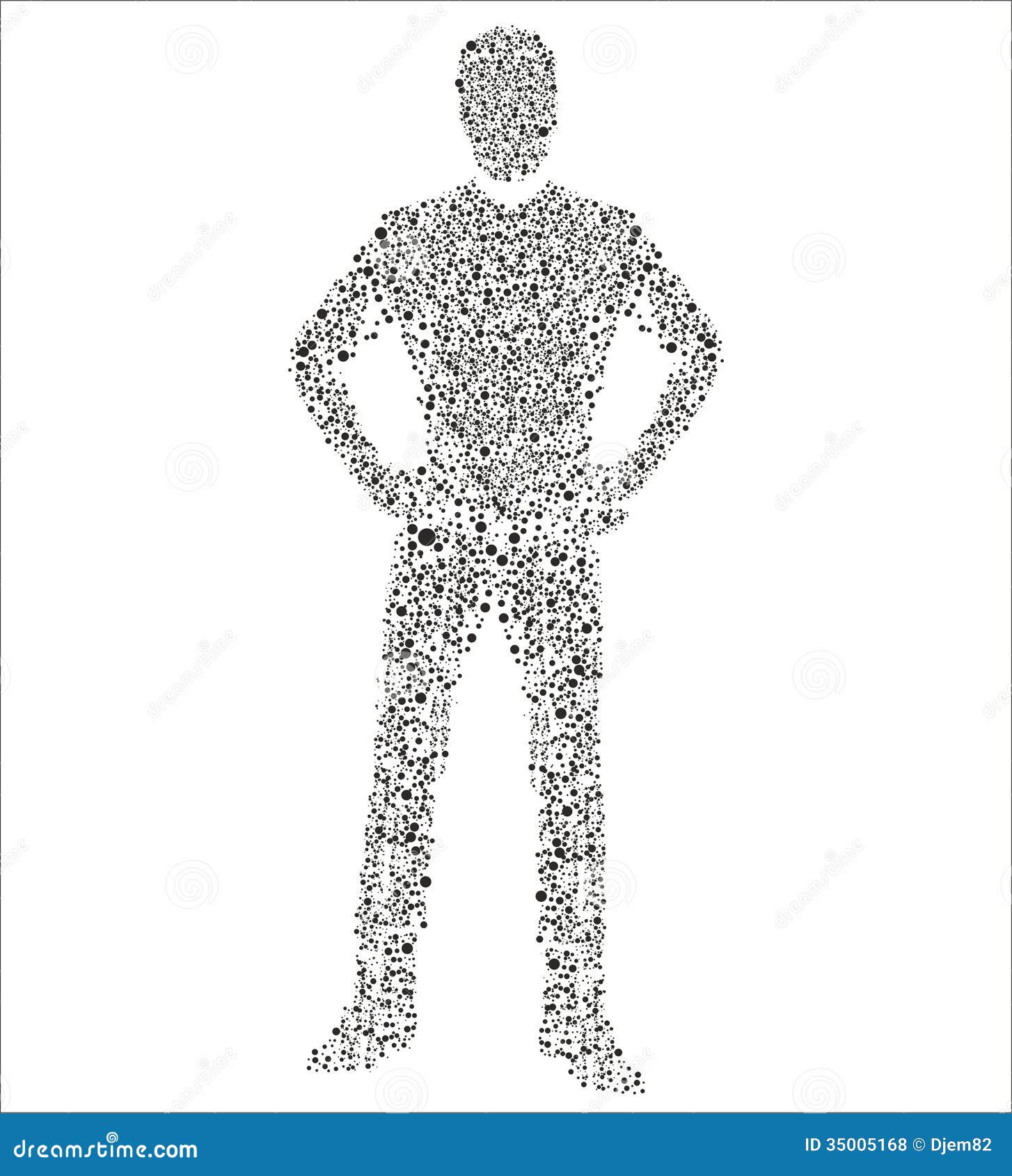 Human figure stock vector. Illustration of human, evolution - 35005168