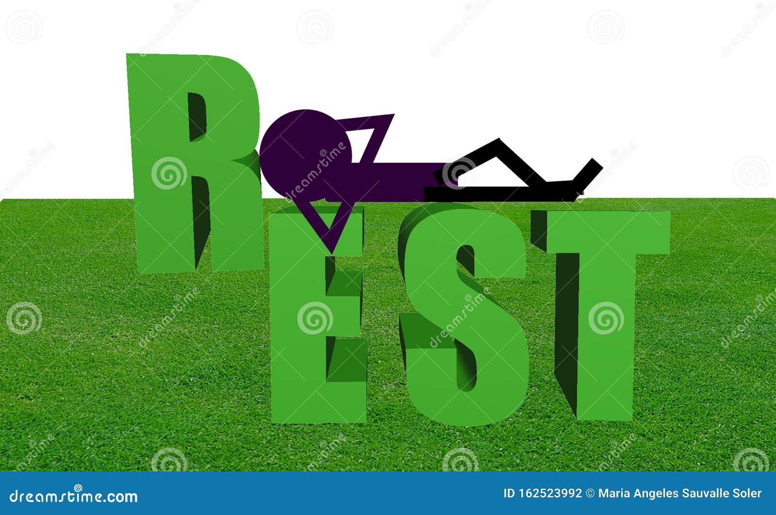Human figure resting. stock illustration. Illustration of campsite ...