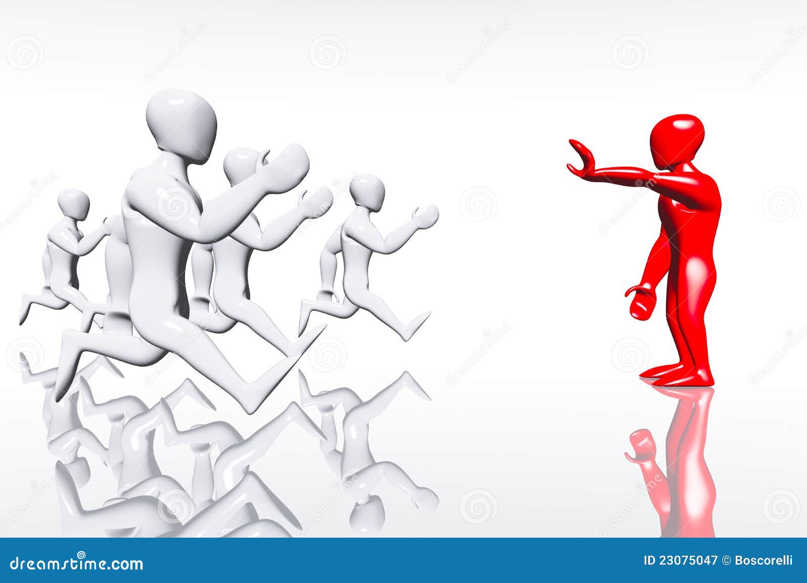 Figure With Stop-sign Royalty-Free Stock Photo | CartoonDealer.com ...