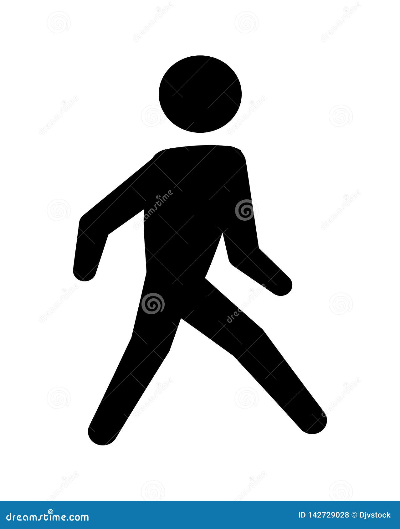 Human Figure Silhouette Walking Stock Vector - Illustration of access ...