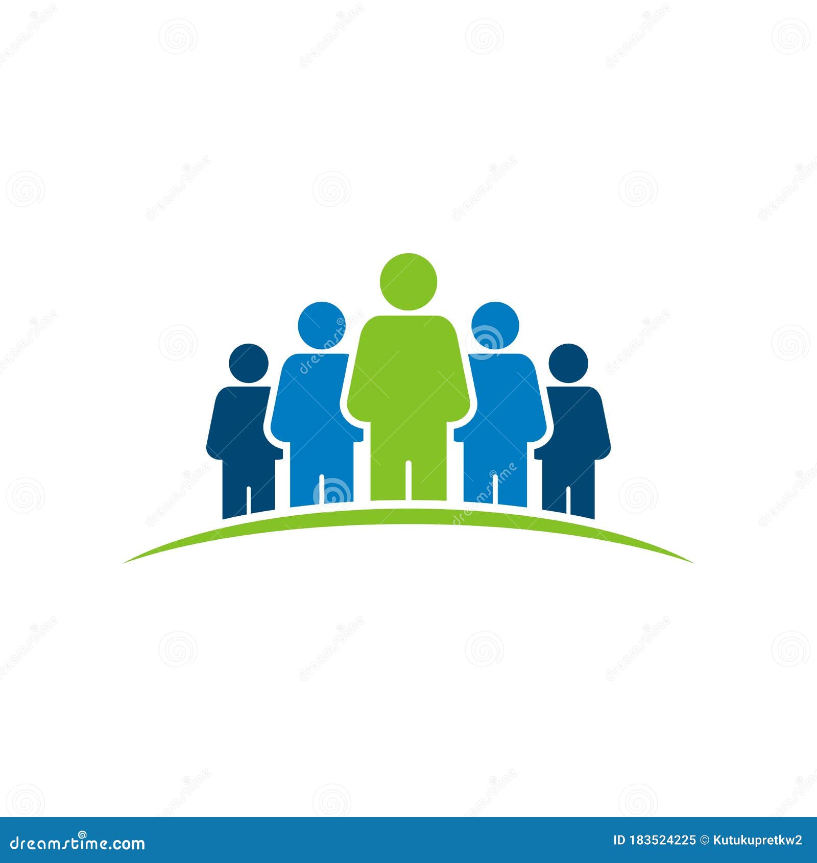 Human Figure Teamwork Logo Template Illustration Design. Vector EPS 10 ...