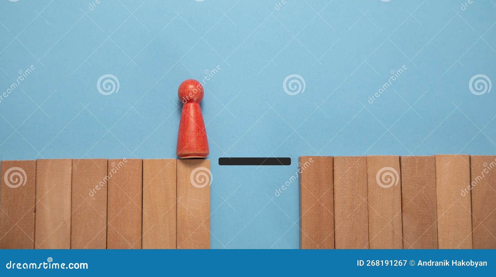 Human Figure To Walk Across. Solving Problems Stock Image - Image of ...