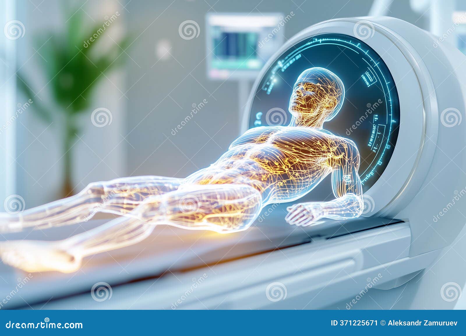 Anatomical Digital Artwork Showing Detailed X-ray Images Of Human Legs ...