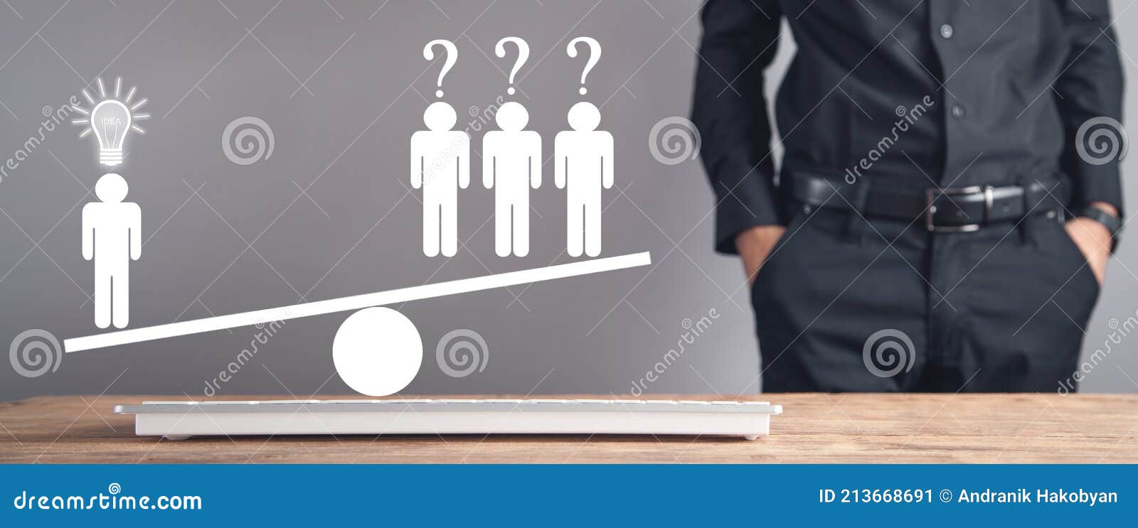 Human Figures on Balance Scale. People Stock Image - Image of team ...