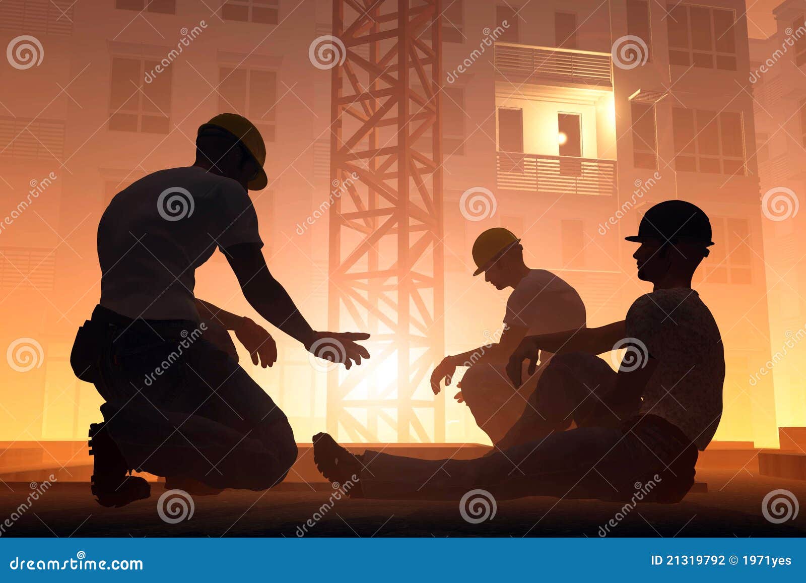 Human figures builders stock illustration. Illustration of tool - 21319792