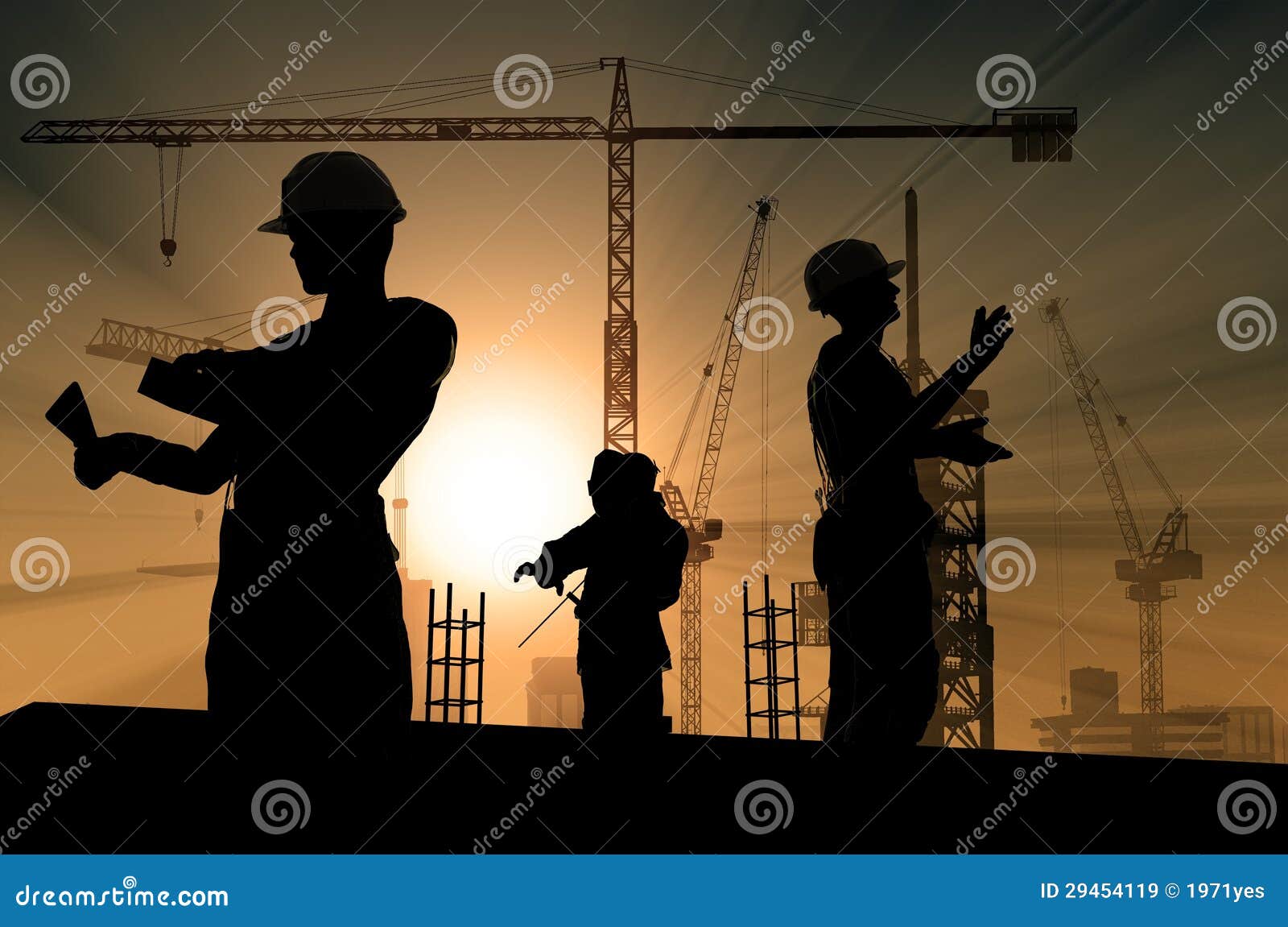 Human figures builders stock illustration. Illustration of people ...