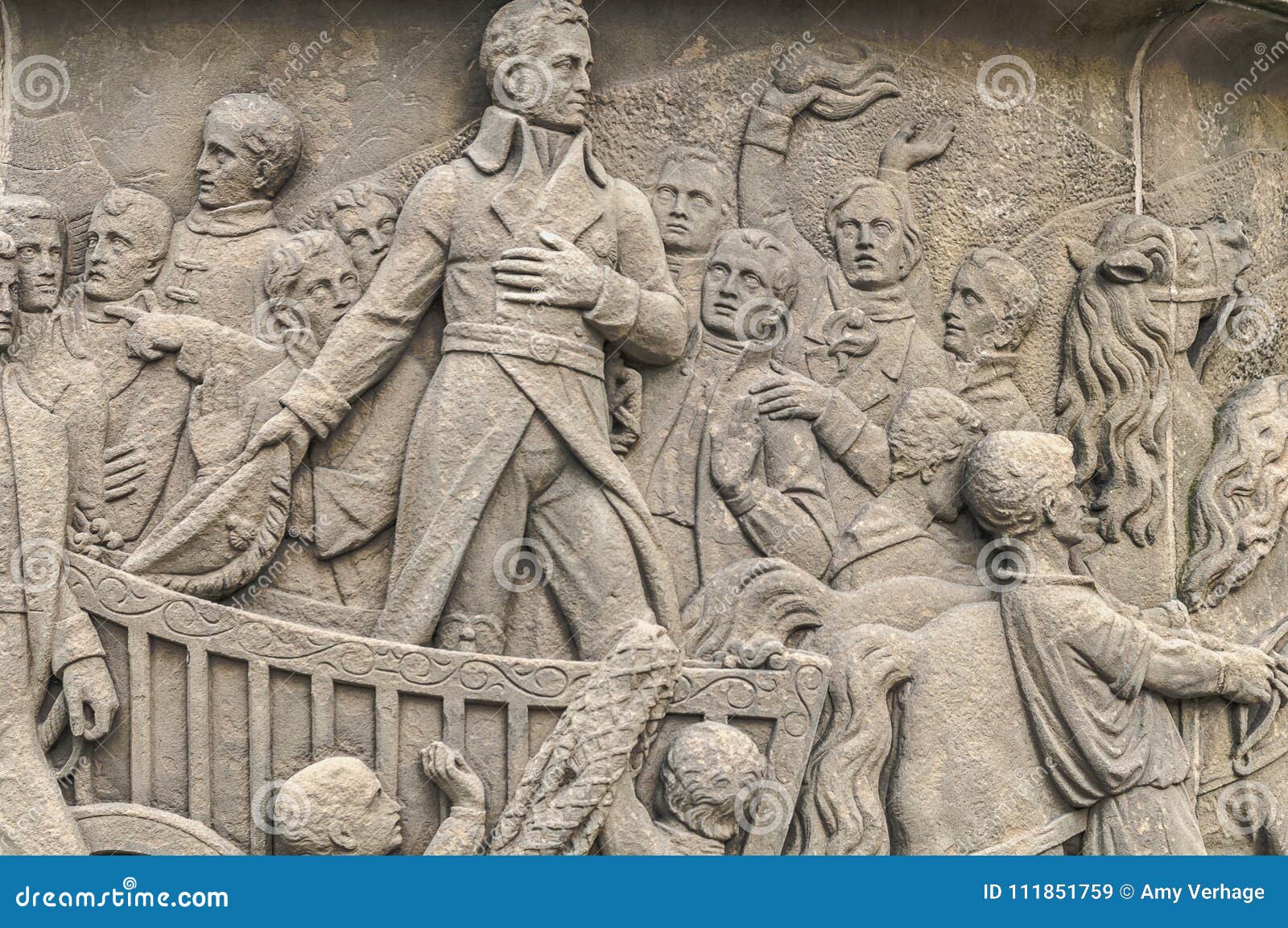 Human Emboss Figures Carved in Stone Stock Image - Image of background ...