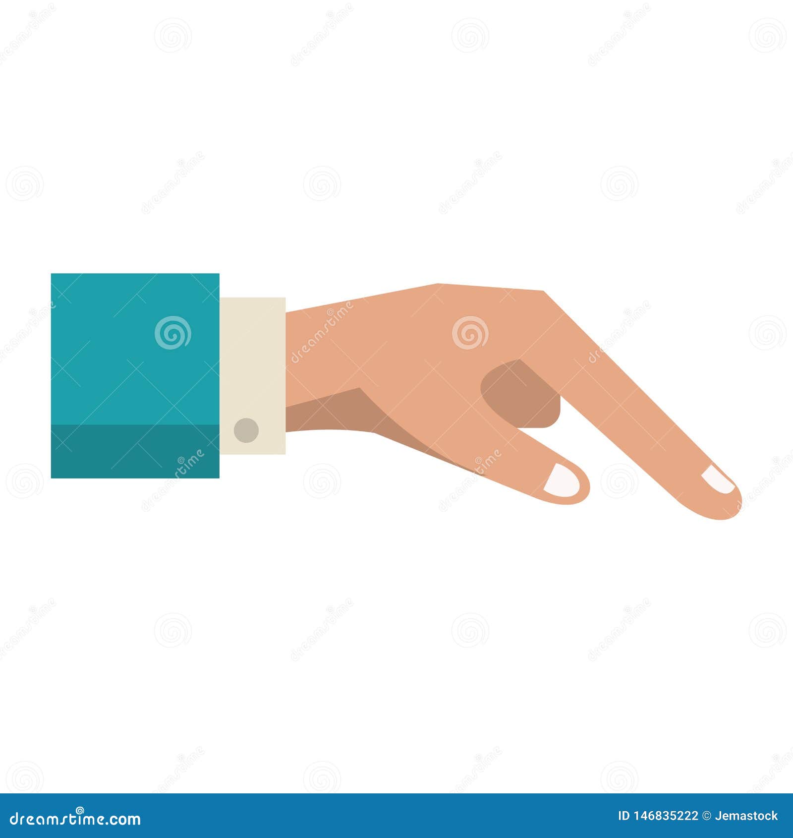 Human finger cartoon stock vector. Illustration of message - 146835222