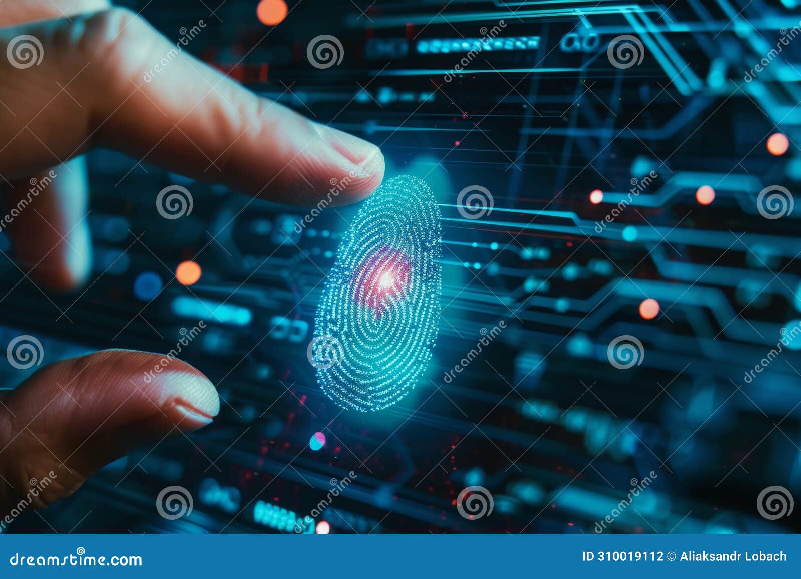 Human Fingerprint Scanning and Biometric Authentication. Future ...