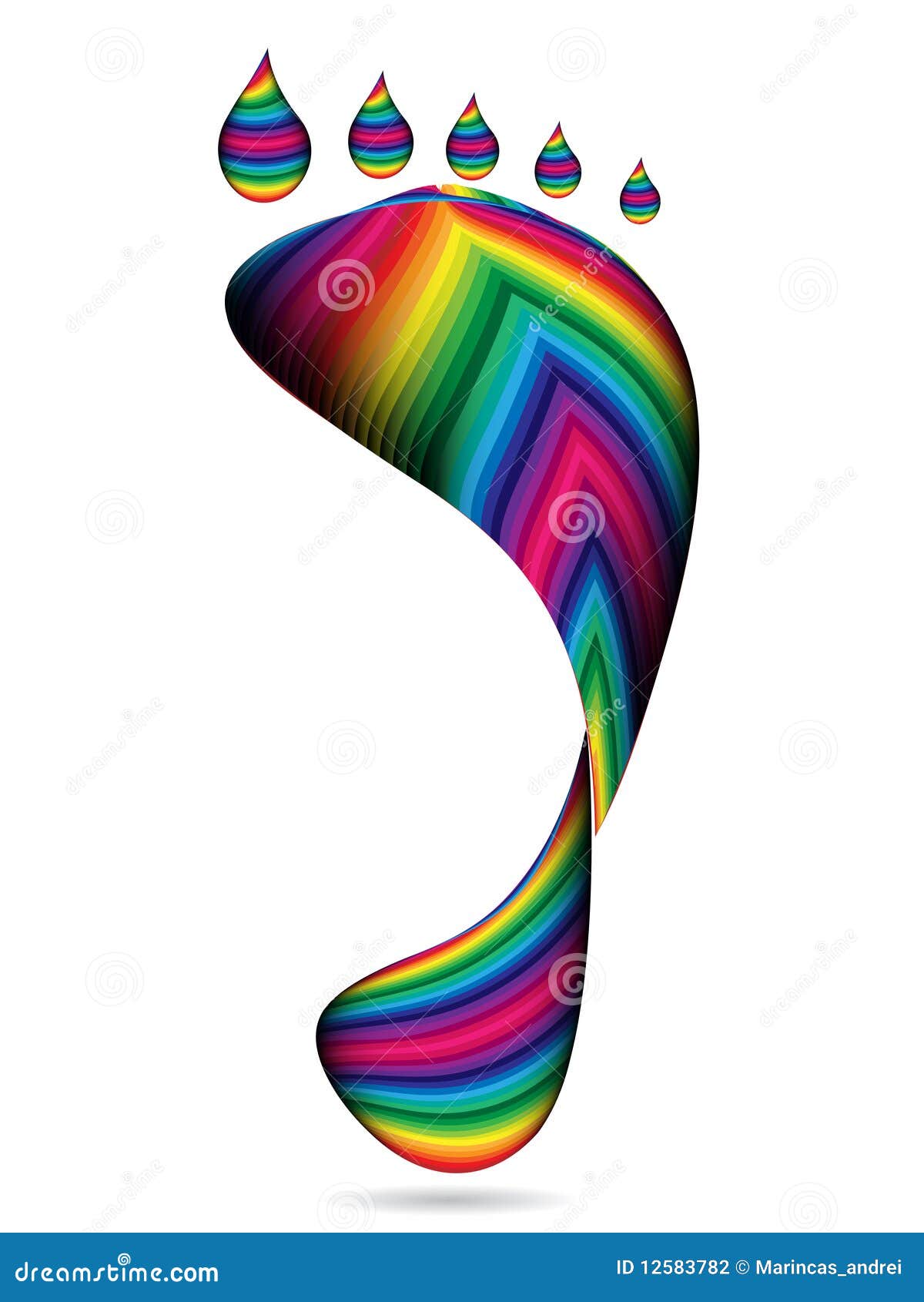 Human footprint stock vector. Illustration of pattern - 12583782