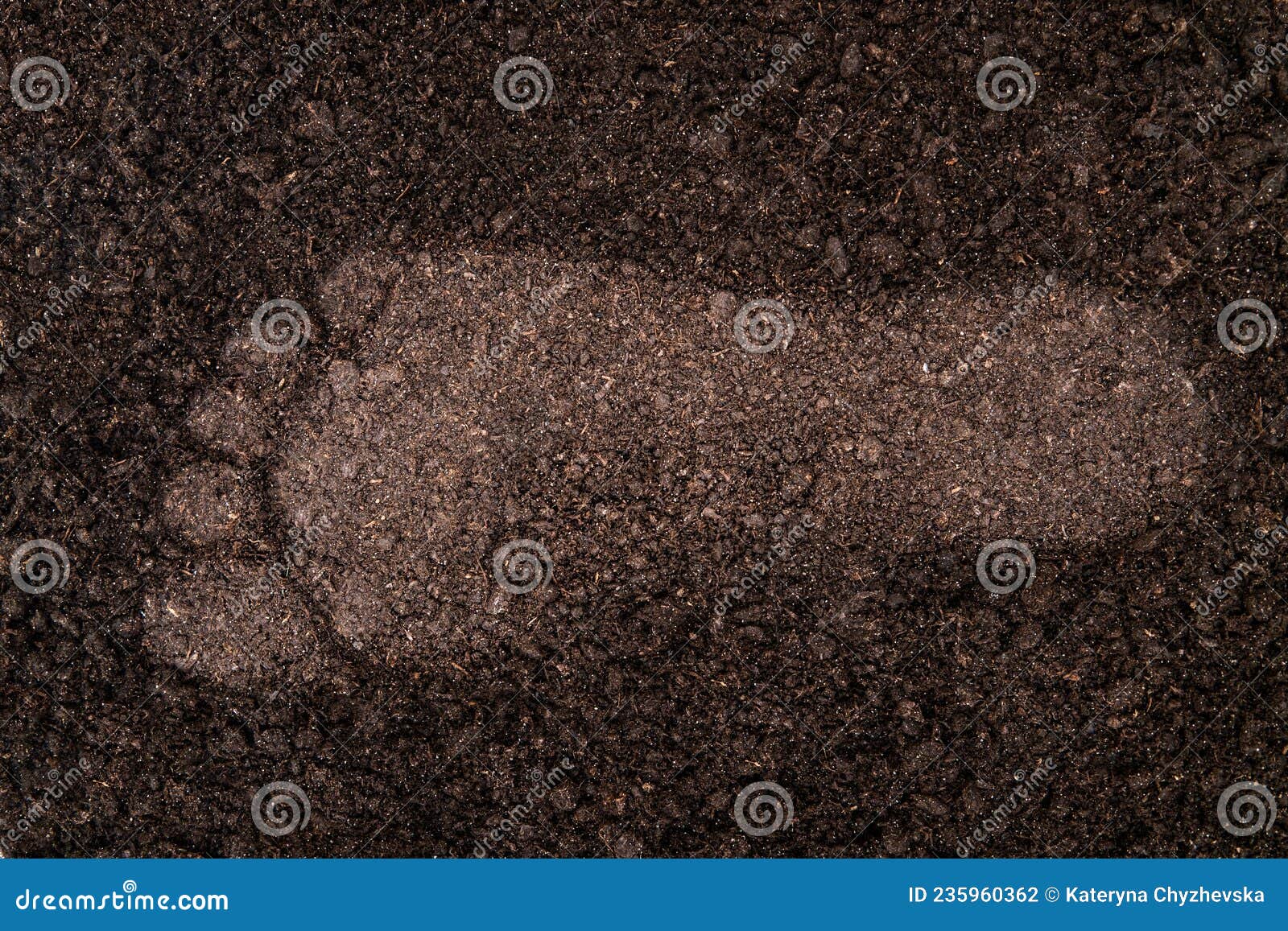 Human Footprint on the Ground Stock Photo - Image of humanity ...