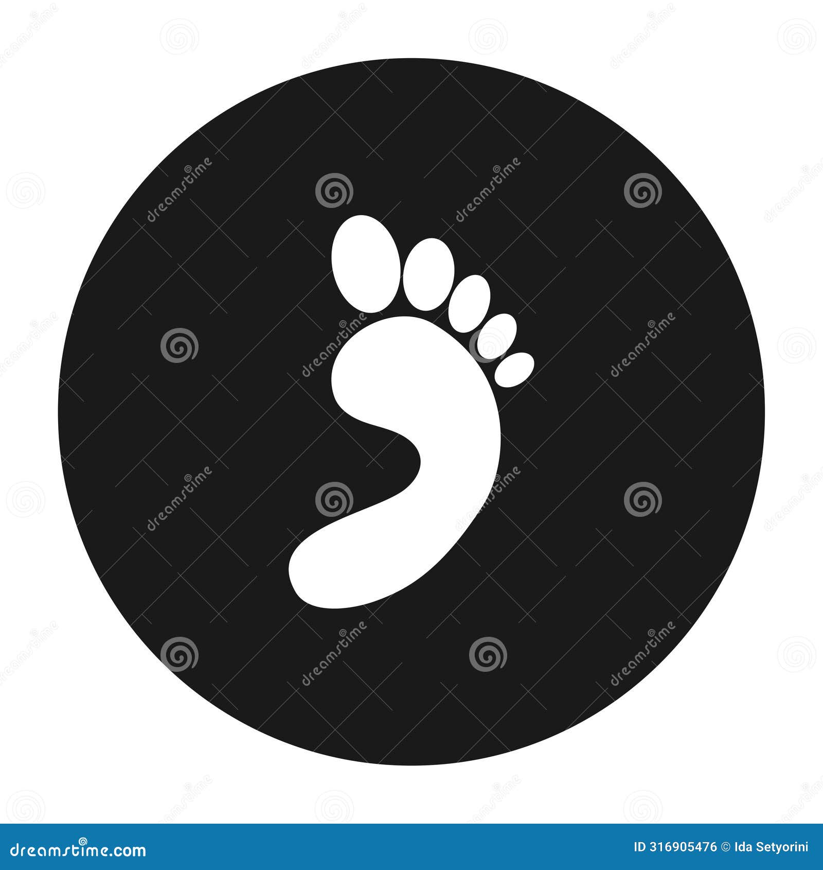 Human Footprint Logo Vector Stock Illustration - Illustration of ...