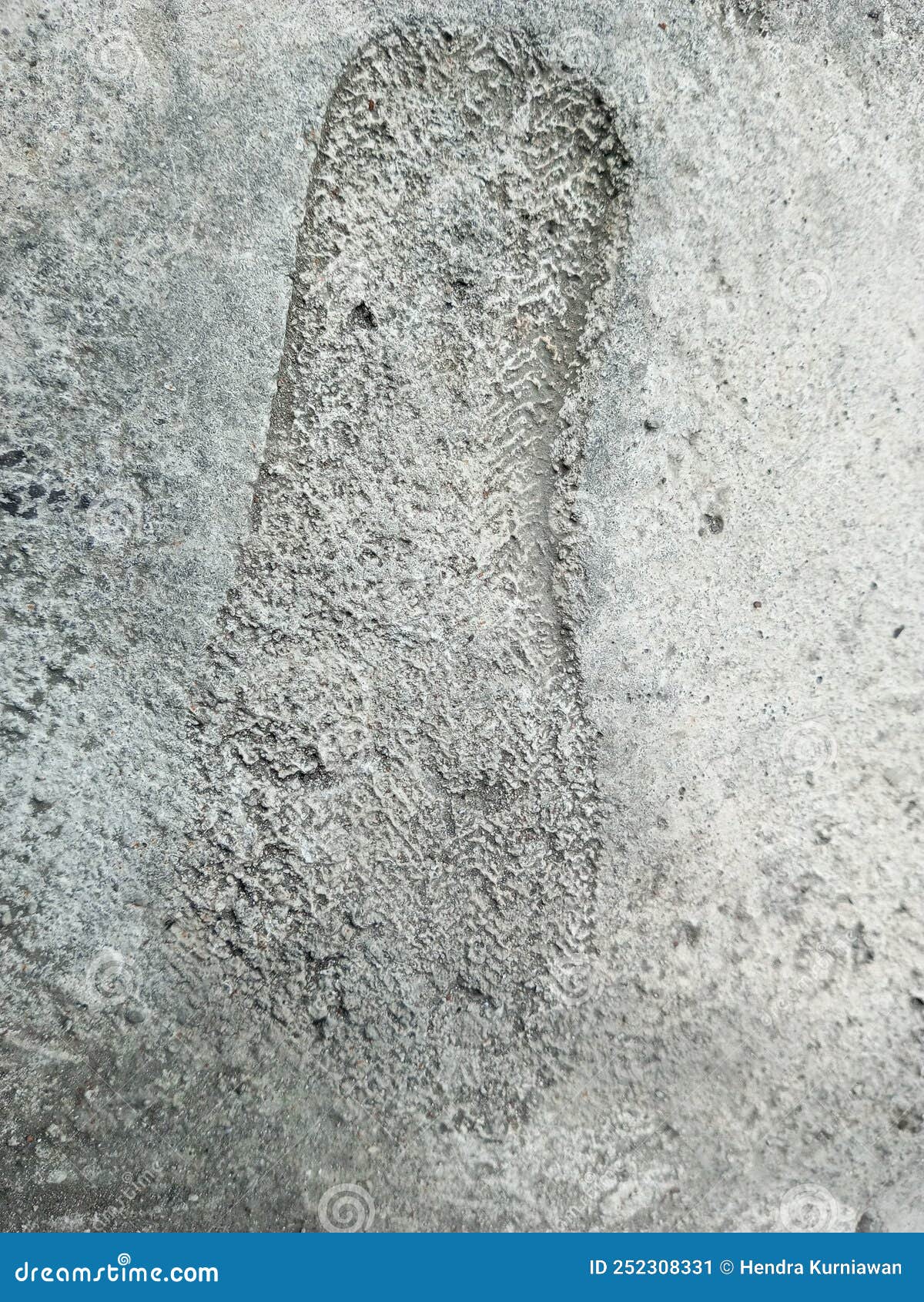 Human Footprints on the Rocks Stock Image - Image of human, footporints ...