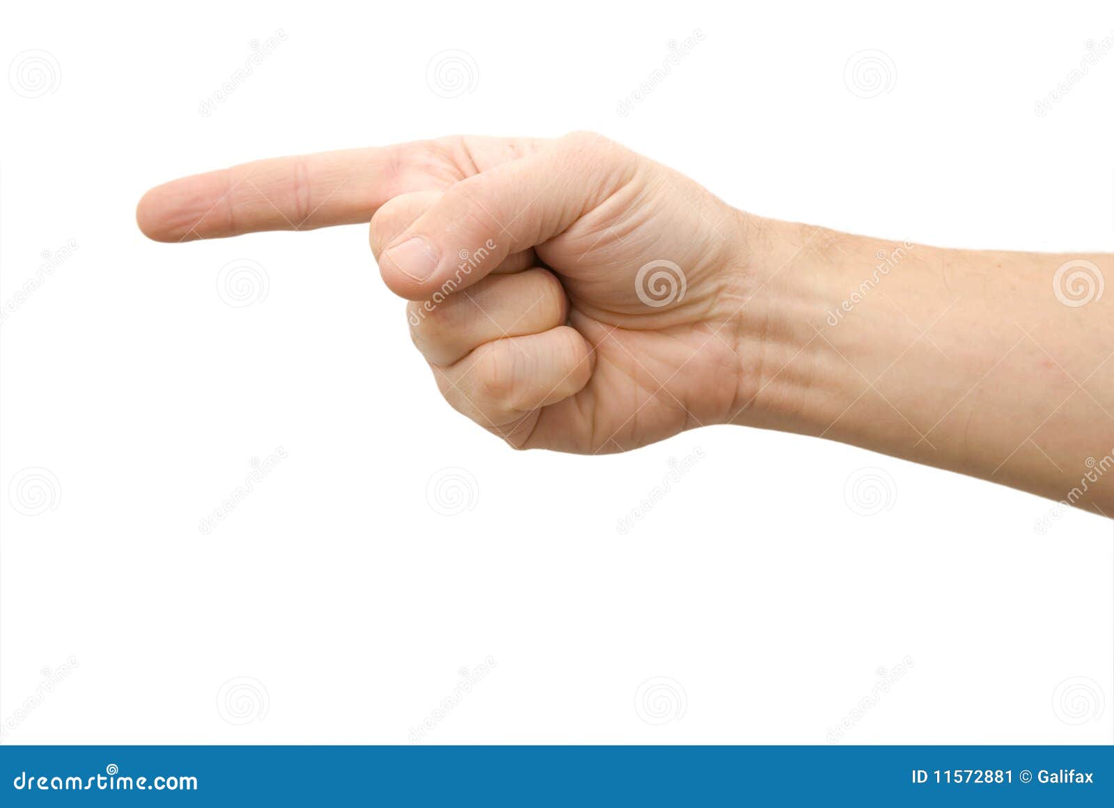 Human forefinger stock image. Image of limb, direction - 11572881