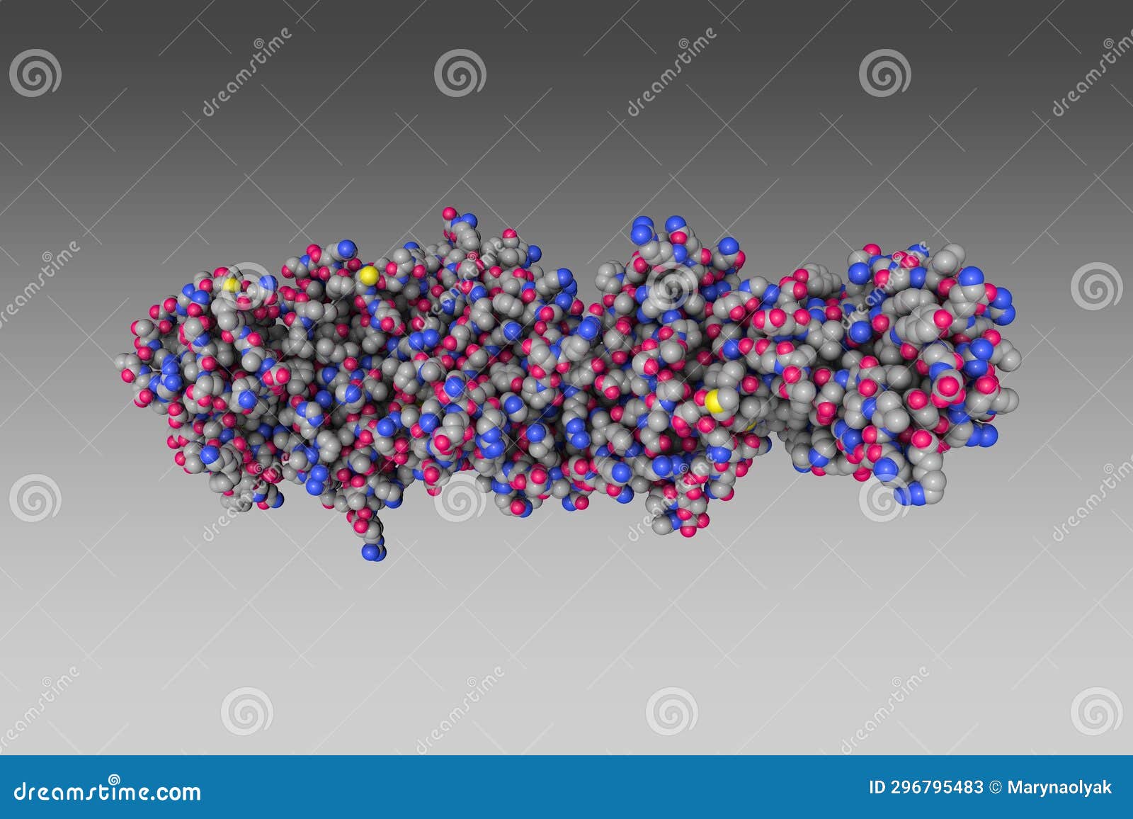 Human Gamma Herpesvirus 8 in Complex with EphA2. Space-filling ...