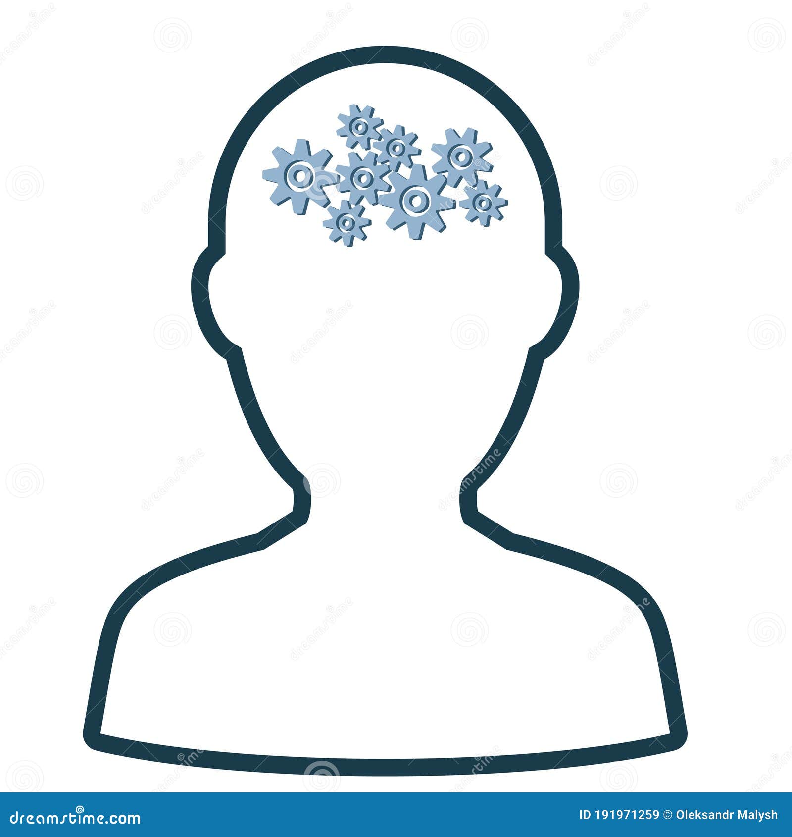 Reasoning Inside Human Mind - Pictured As Word Reasoning Inside A Head ...