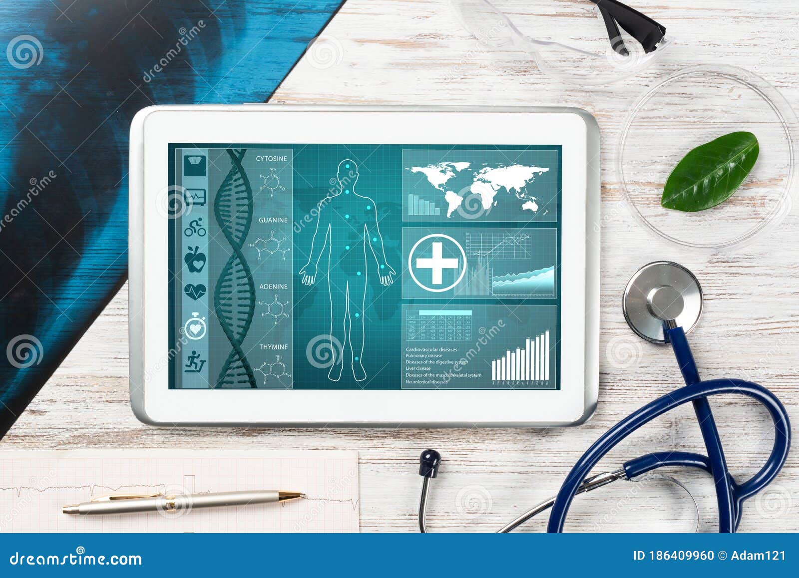 Human Genetic Research in Medical Laboratory Stock Photo - Image of ...