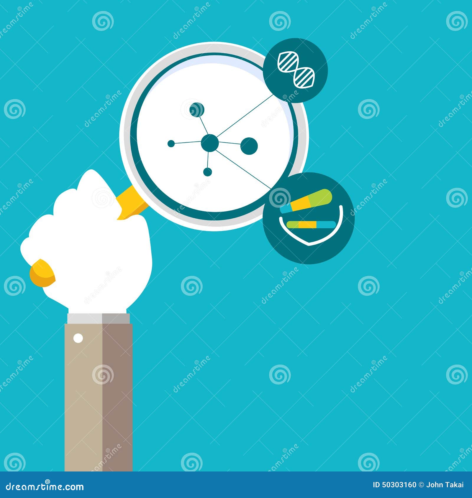 Human Genom Research Icon stock vector. Illustration of gene - 50303160