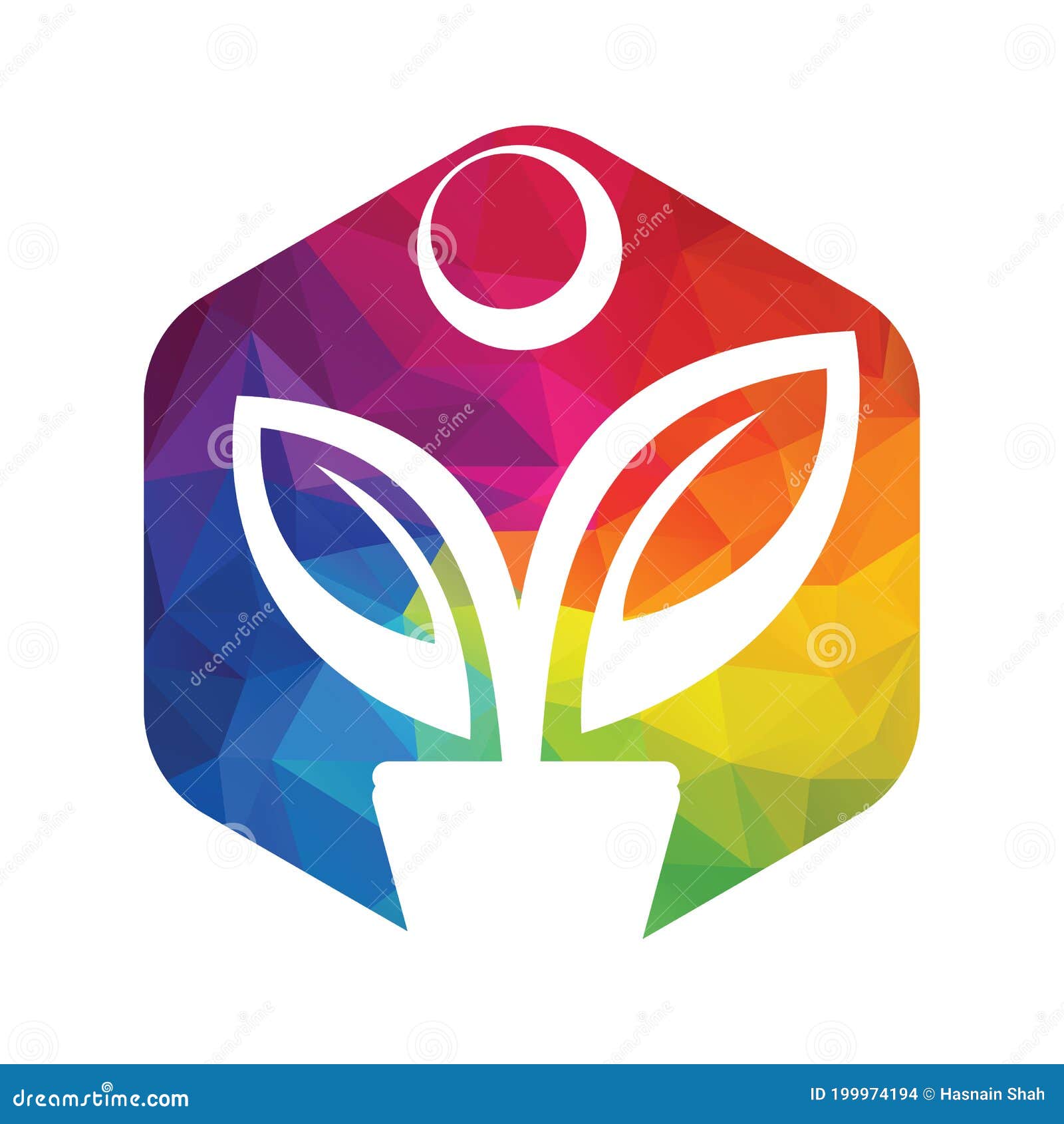 Human Growth Vector Logo. stock vector. Illustration of agriculture ...