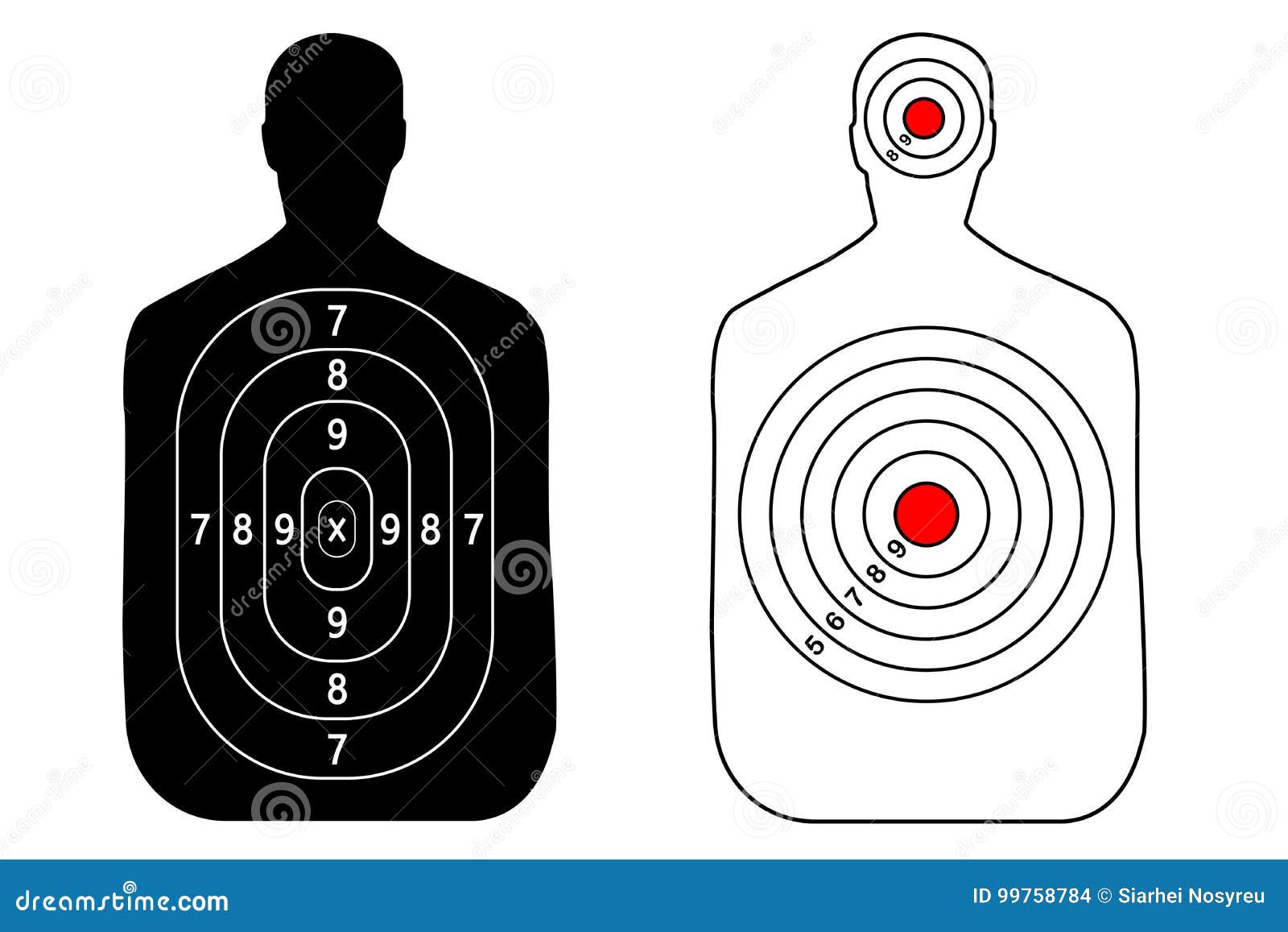Gun Target Silhouette Stock Illustrations – 5,573 Gun Target Silhouette ...