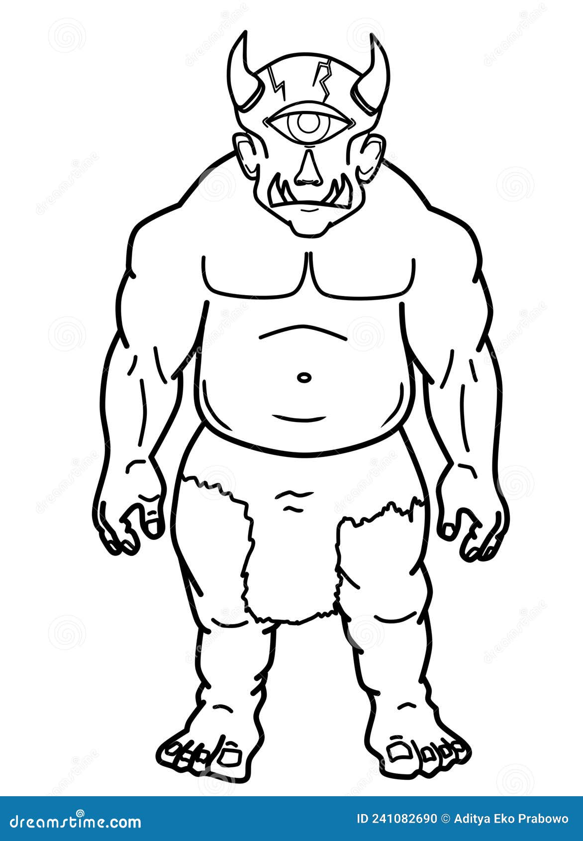 Human Half Monster Illustration Image Stock Illustration - Illustration ...