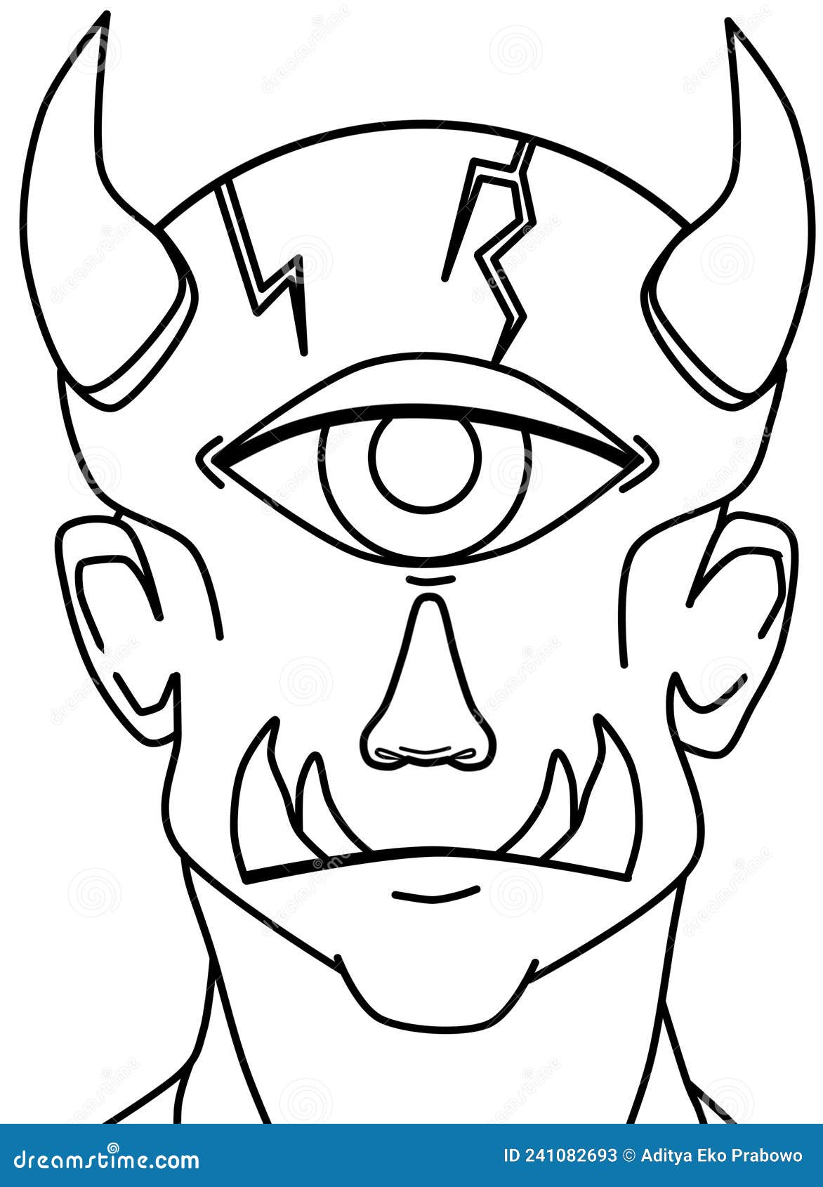 Human Half Monster Illustration Image Stock Illustration - Illustration ...