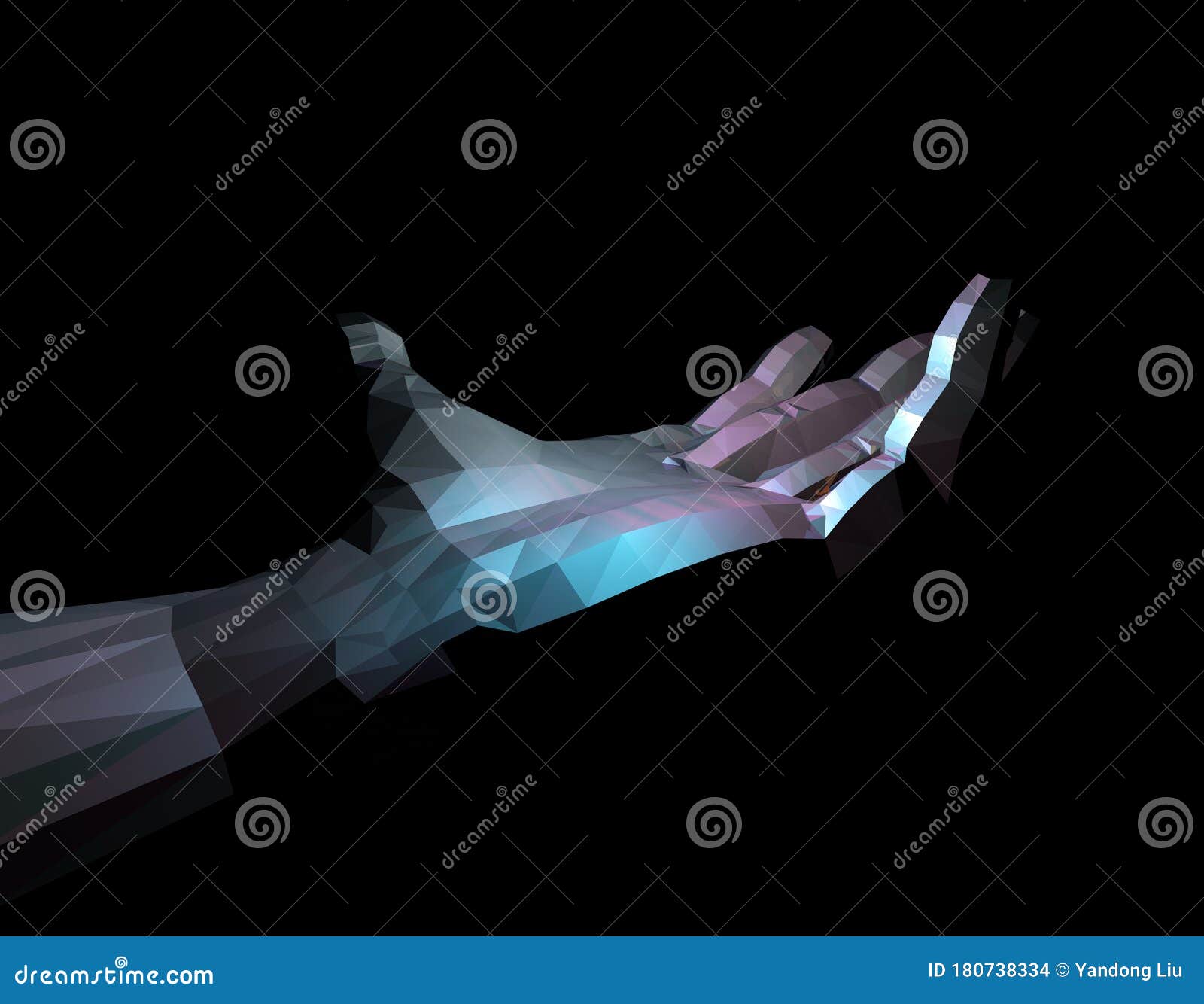Technology Type Human Hand, Future Technology Stock Illustration ...