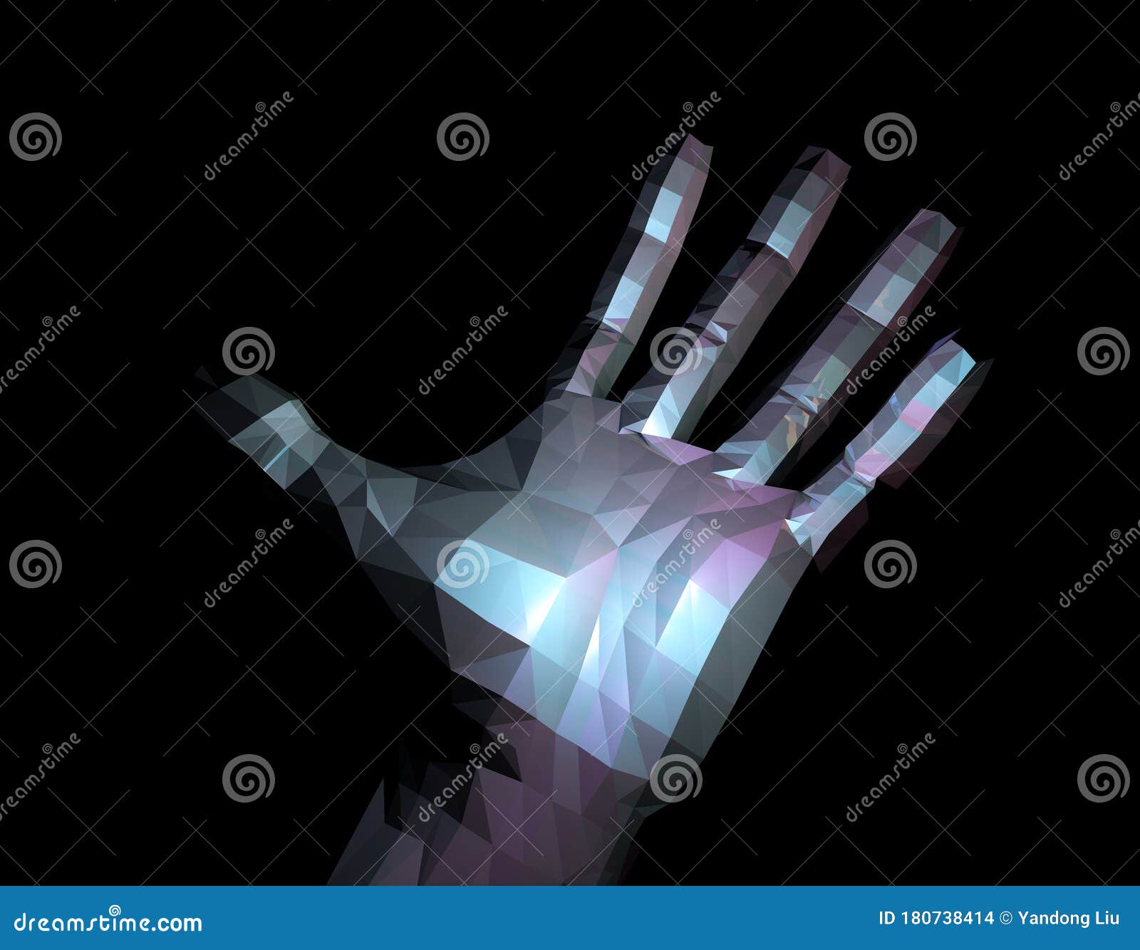 Technology Type Human Hand, Future Technology Stock Illustration ...