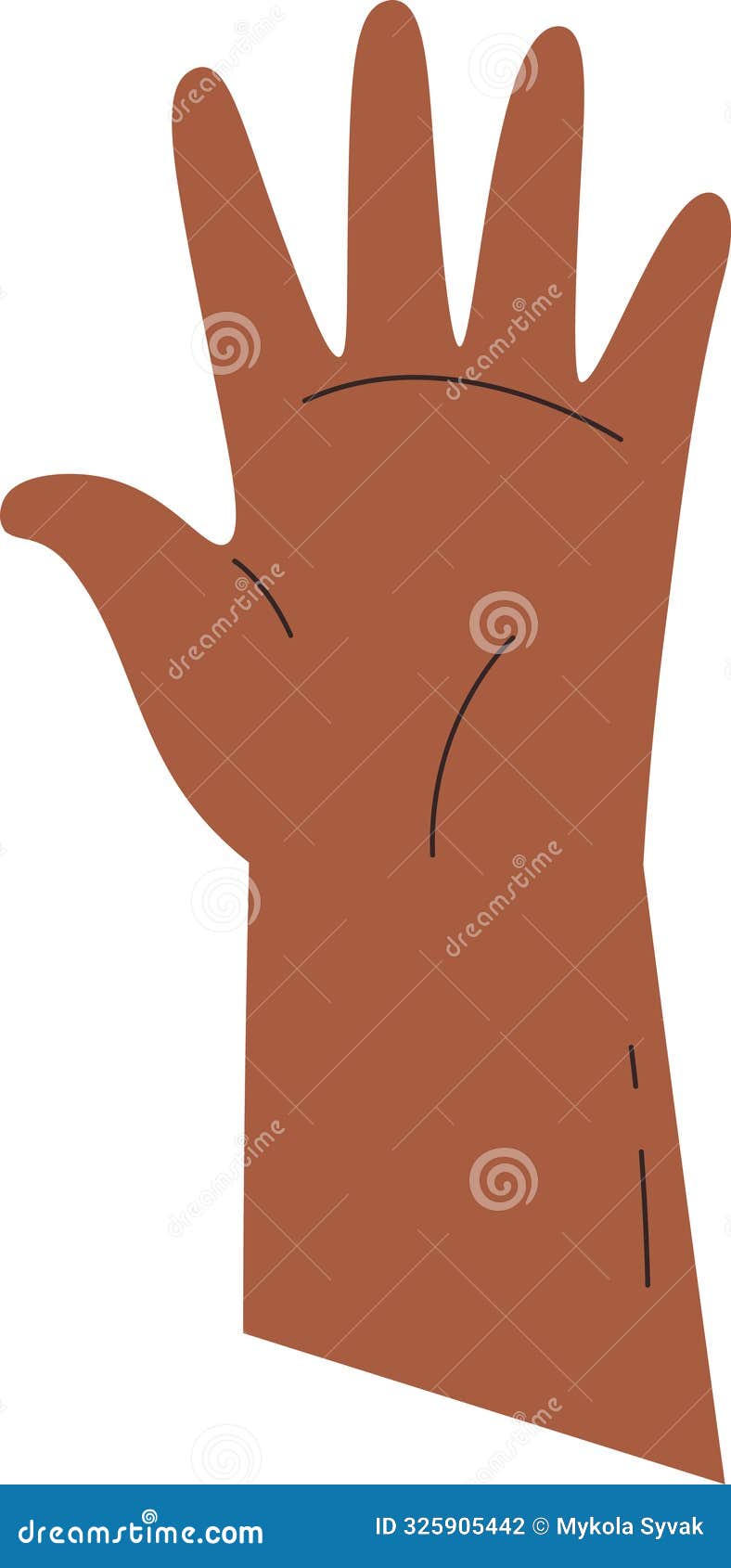Human Hand Arm stock illustration. Illustration of science - 325905442