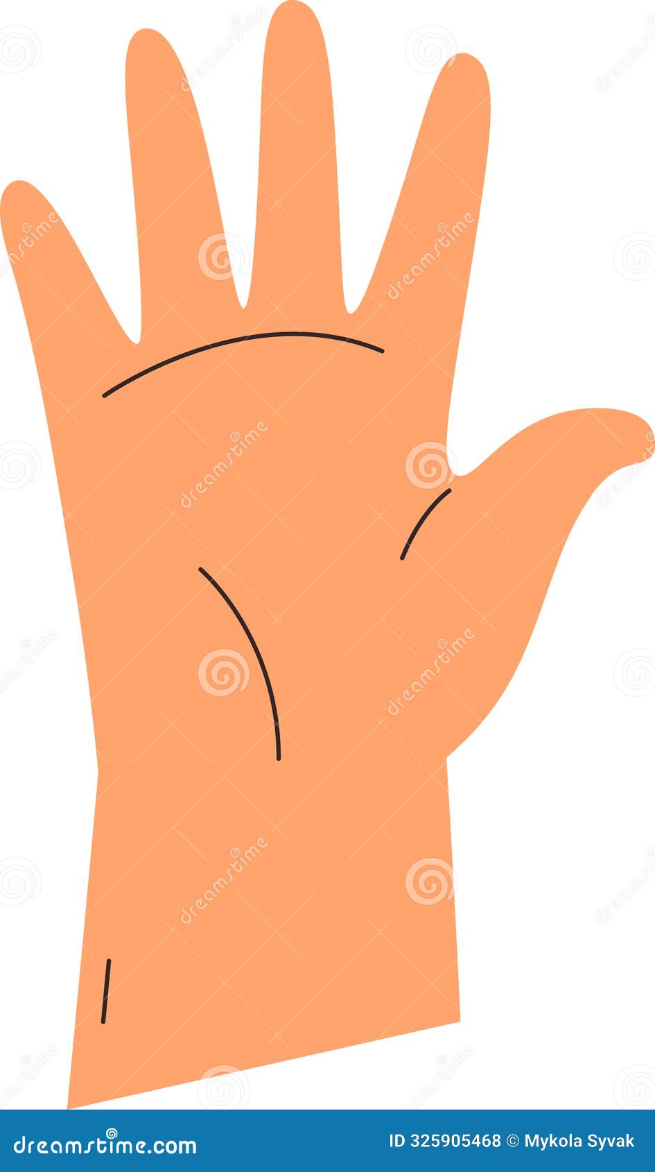 Human Hand Arm stock illustration. Illustration of concept - 325905468