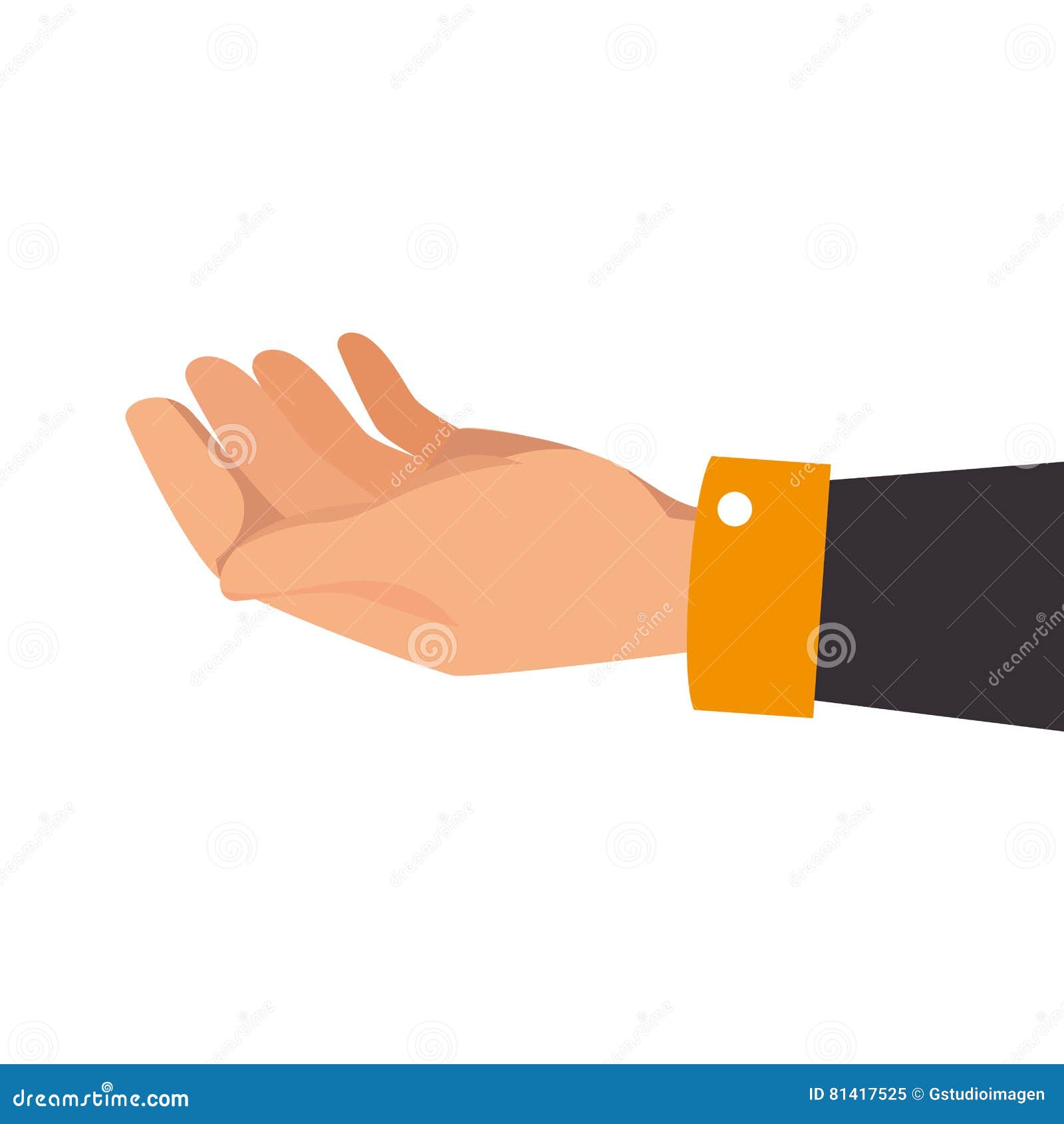 Human hand asking icon stock vector. Illustration of sign - 81417525