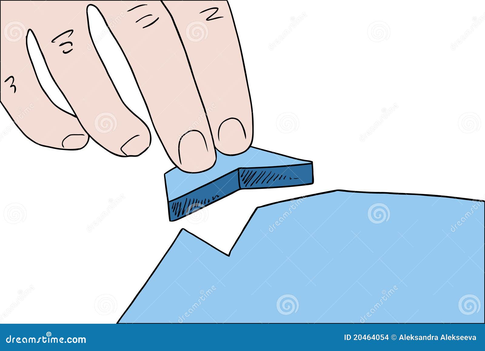 Human Hand Assembling Pieces Stock Vector - Illustration of assembly ...