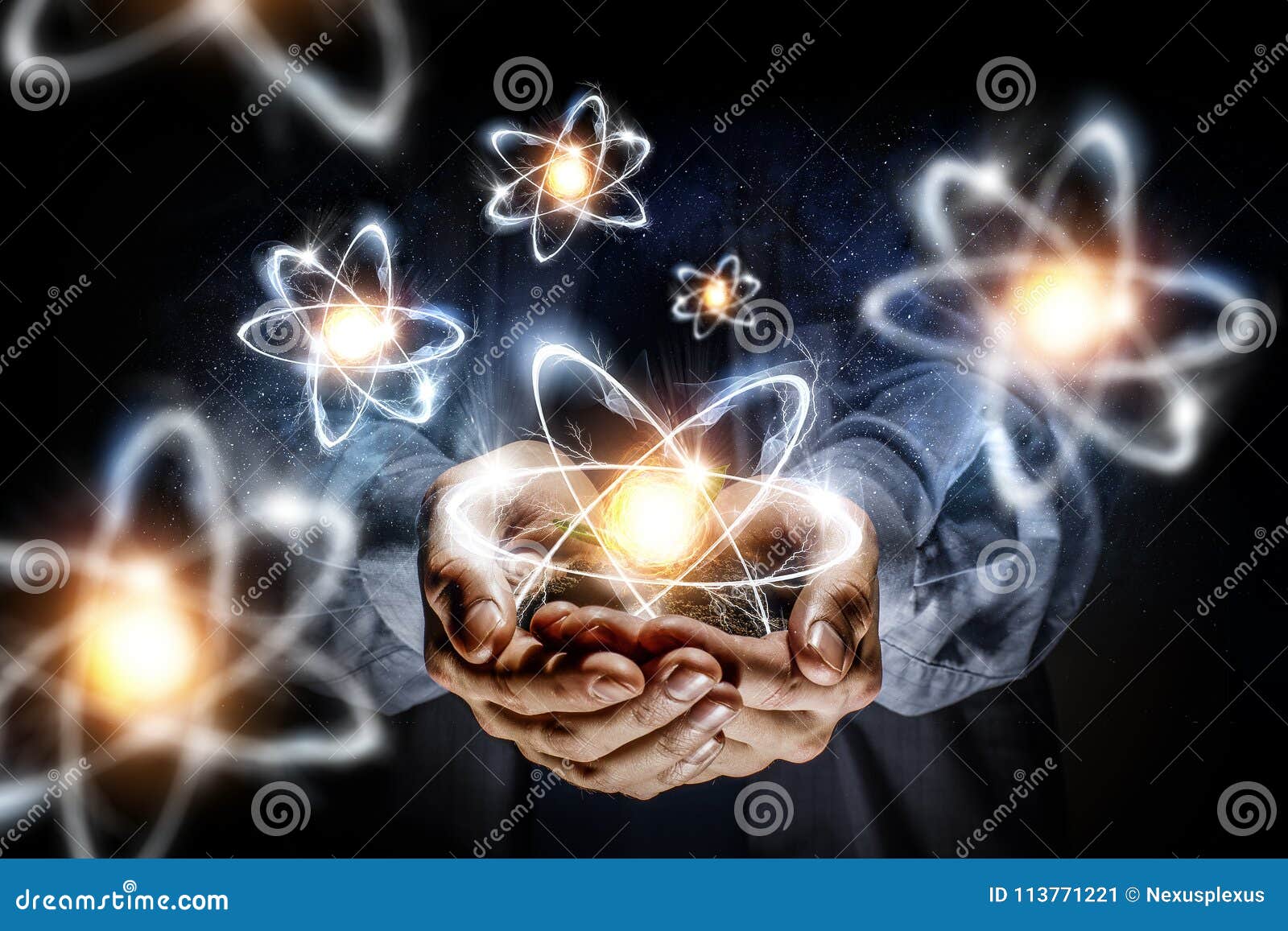 Humankind and science stock image. Image of united, hand - 113771221