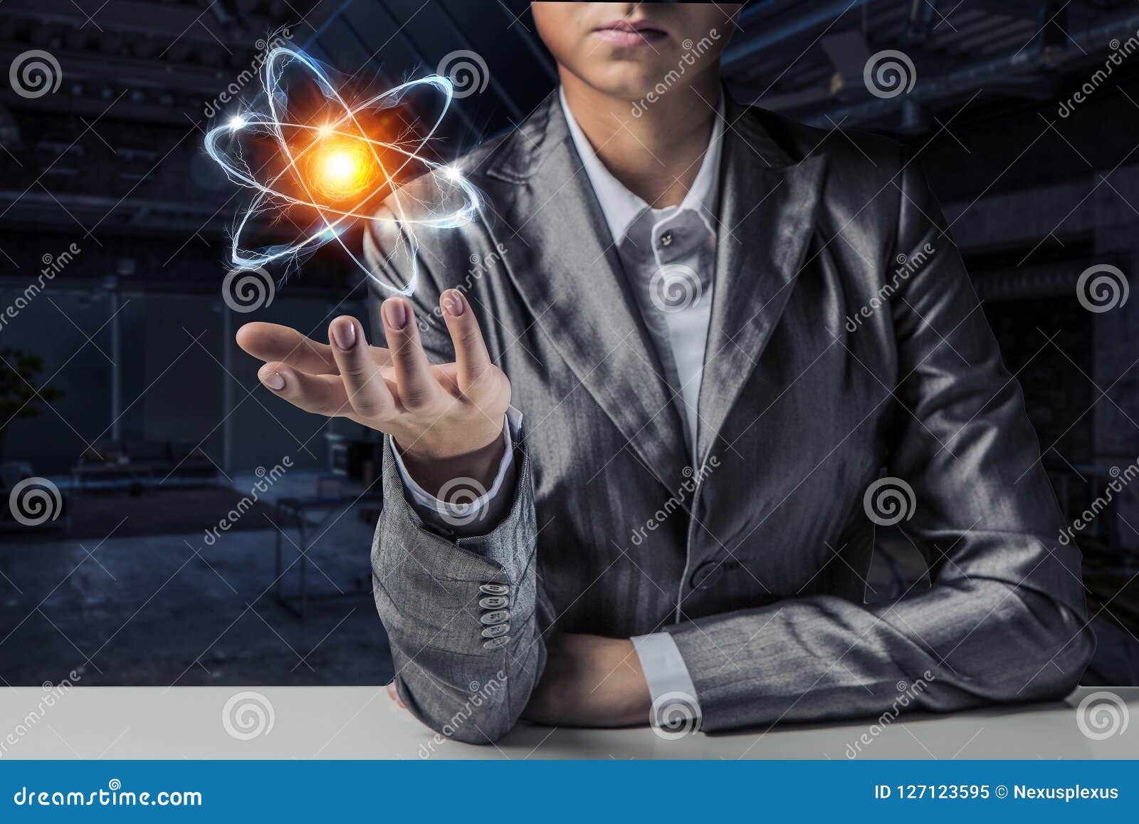 Humankind and science stock image. Image of hand, palm - 127123595