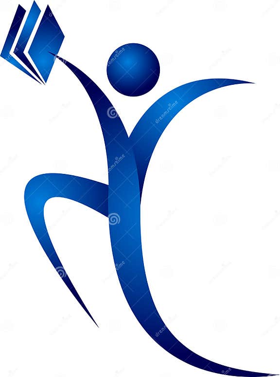 Human hand book logo stock vector. Illustration of emblem - 23917921