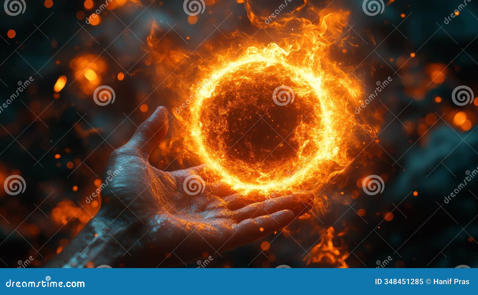 Hand Captures the Phenomenon of a Solar Eclipse Stock Illustration ...