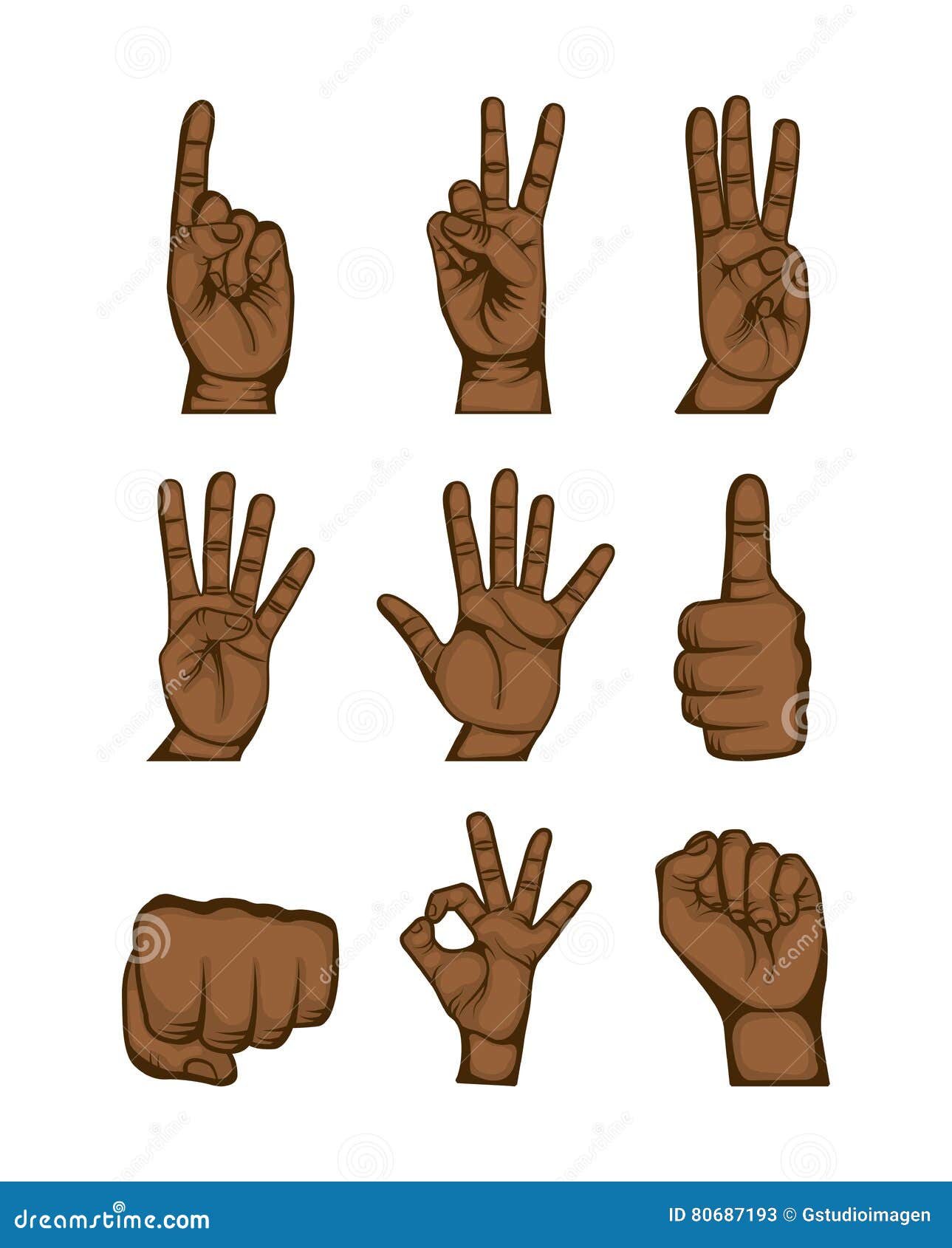 Human hand design stock vector. Illustration of human - 80687193