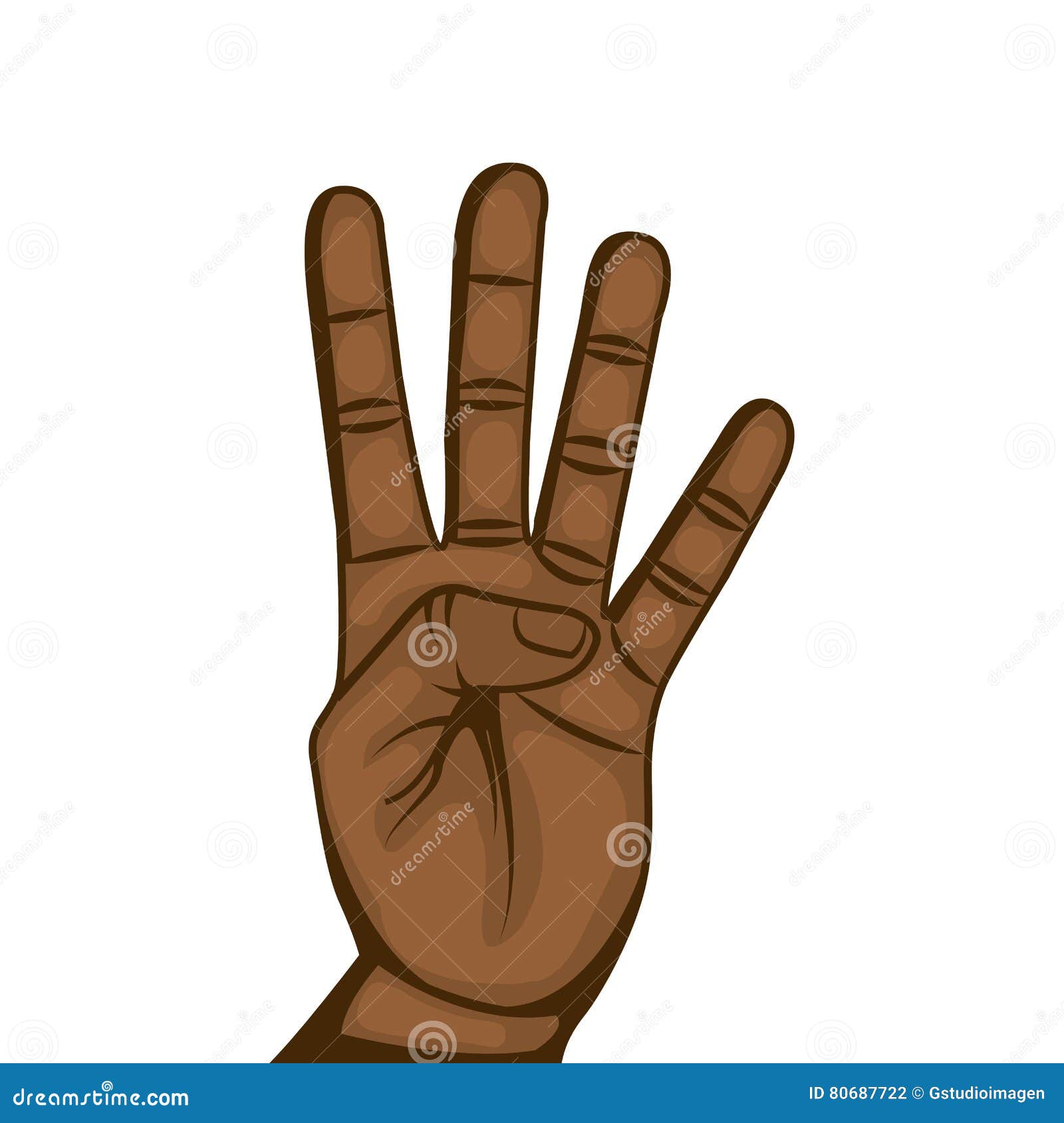 Human hand design stock vector. Illustration of website - 80687722