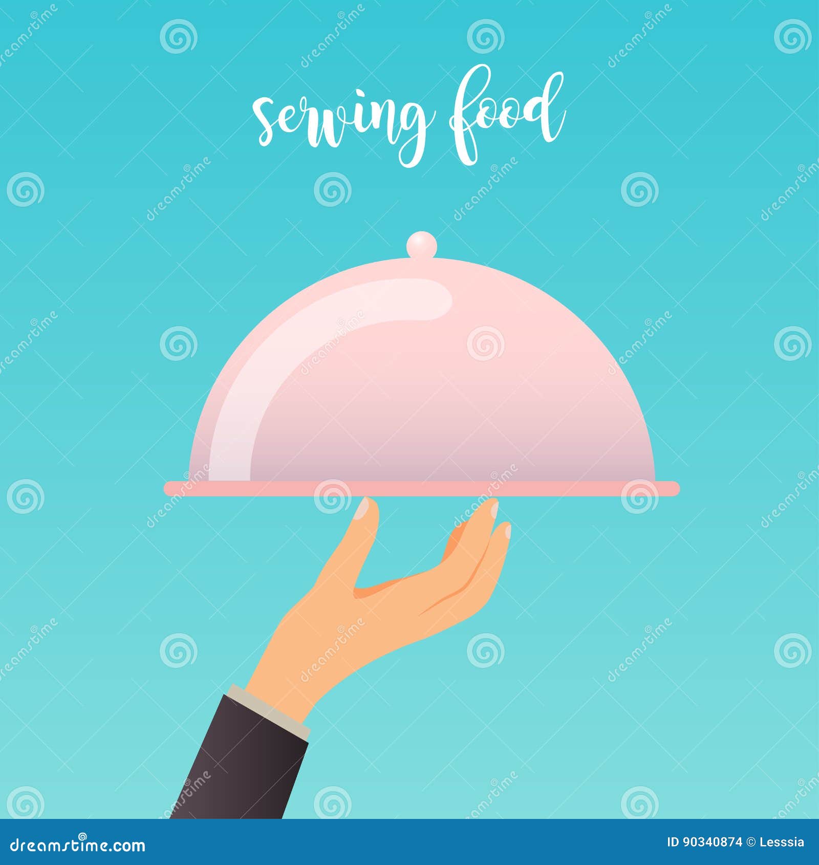 Serving Hands Illustration