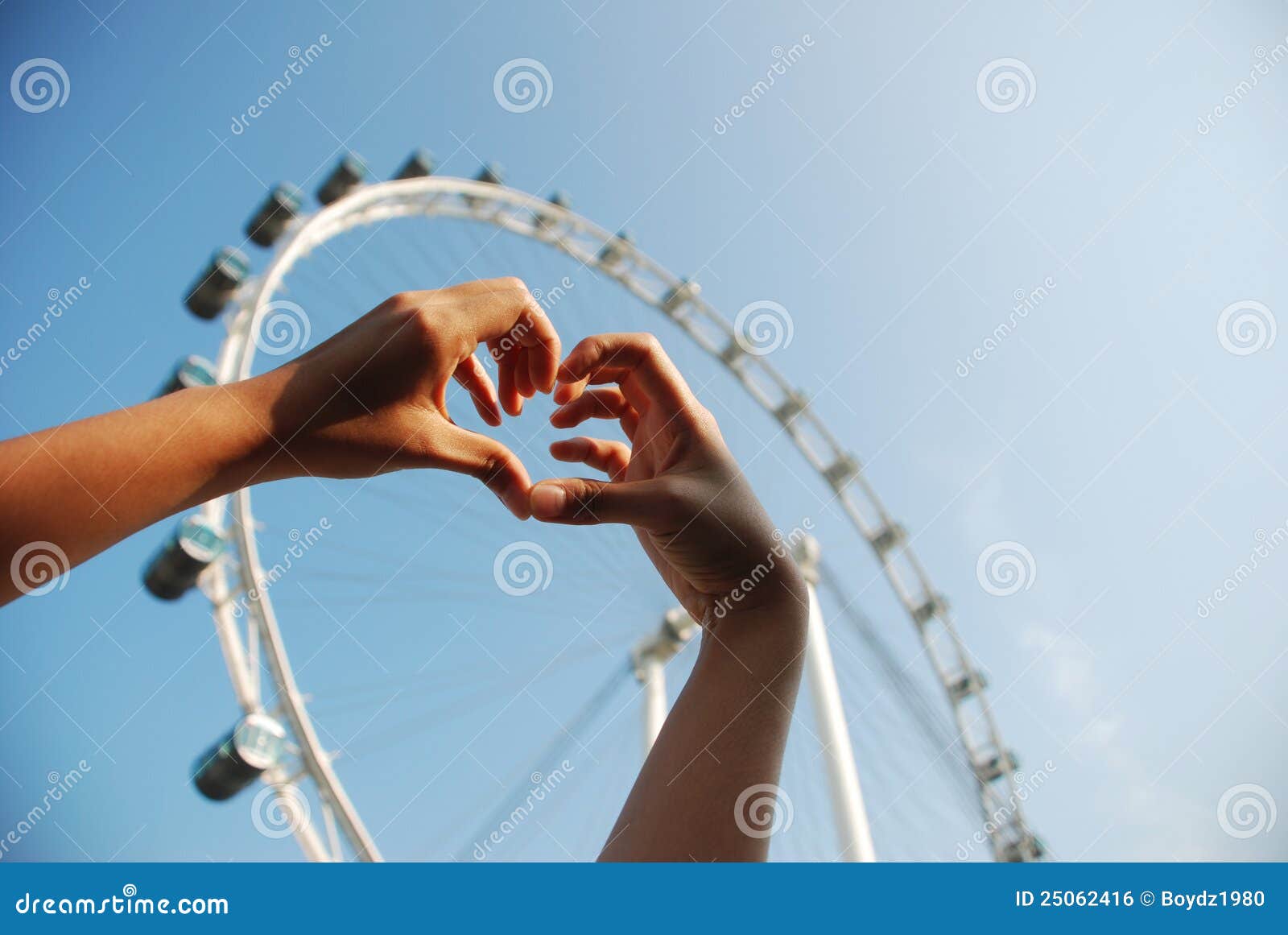 Human Hand Forming A Love Symbol Stock Photography | CartoonDealer.com ...