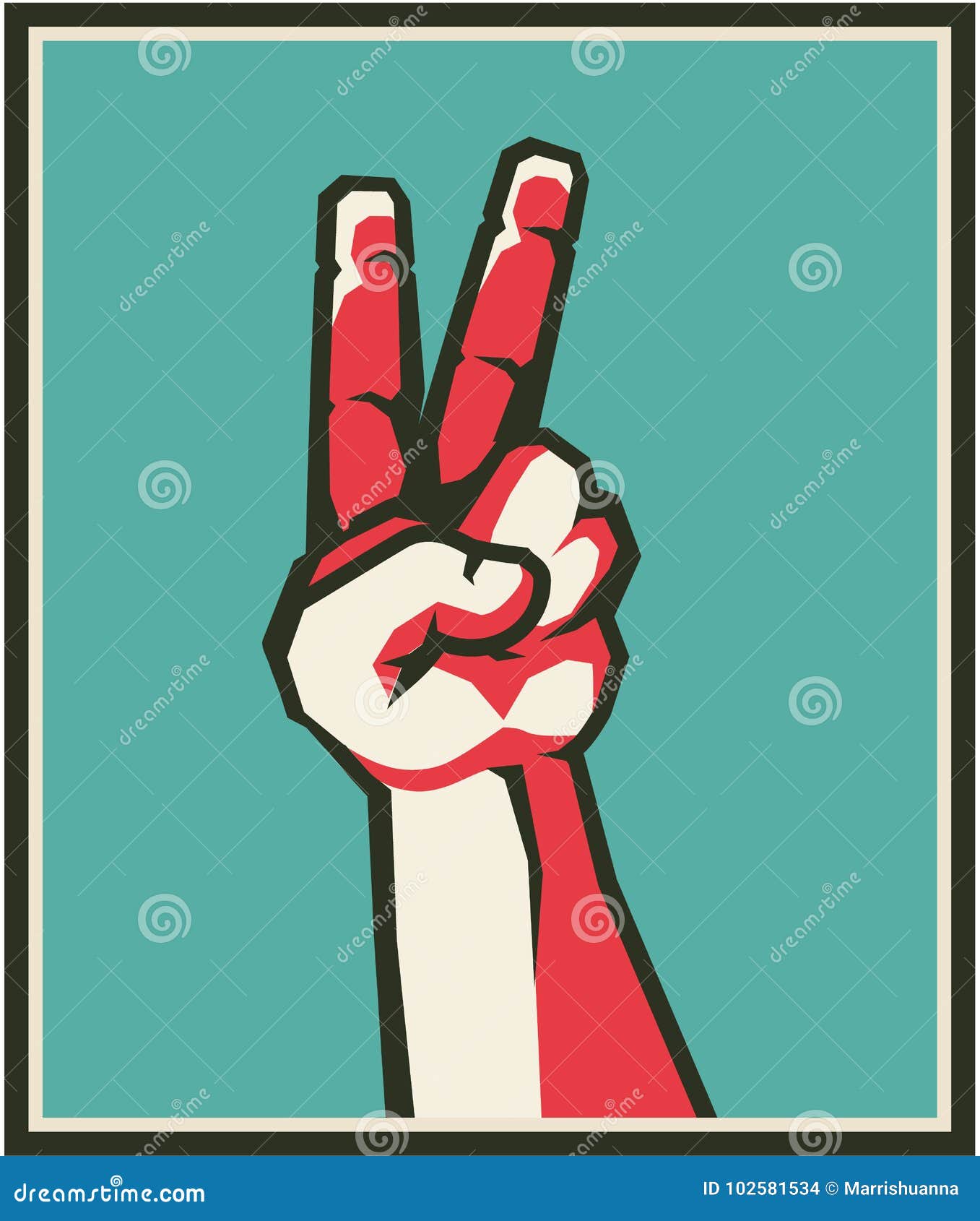 Human hand gesture stock vector. Illustration of concept - 102581534