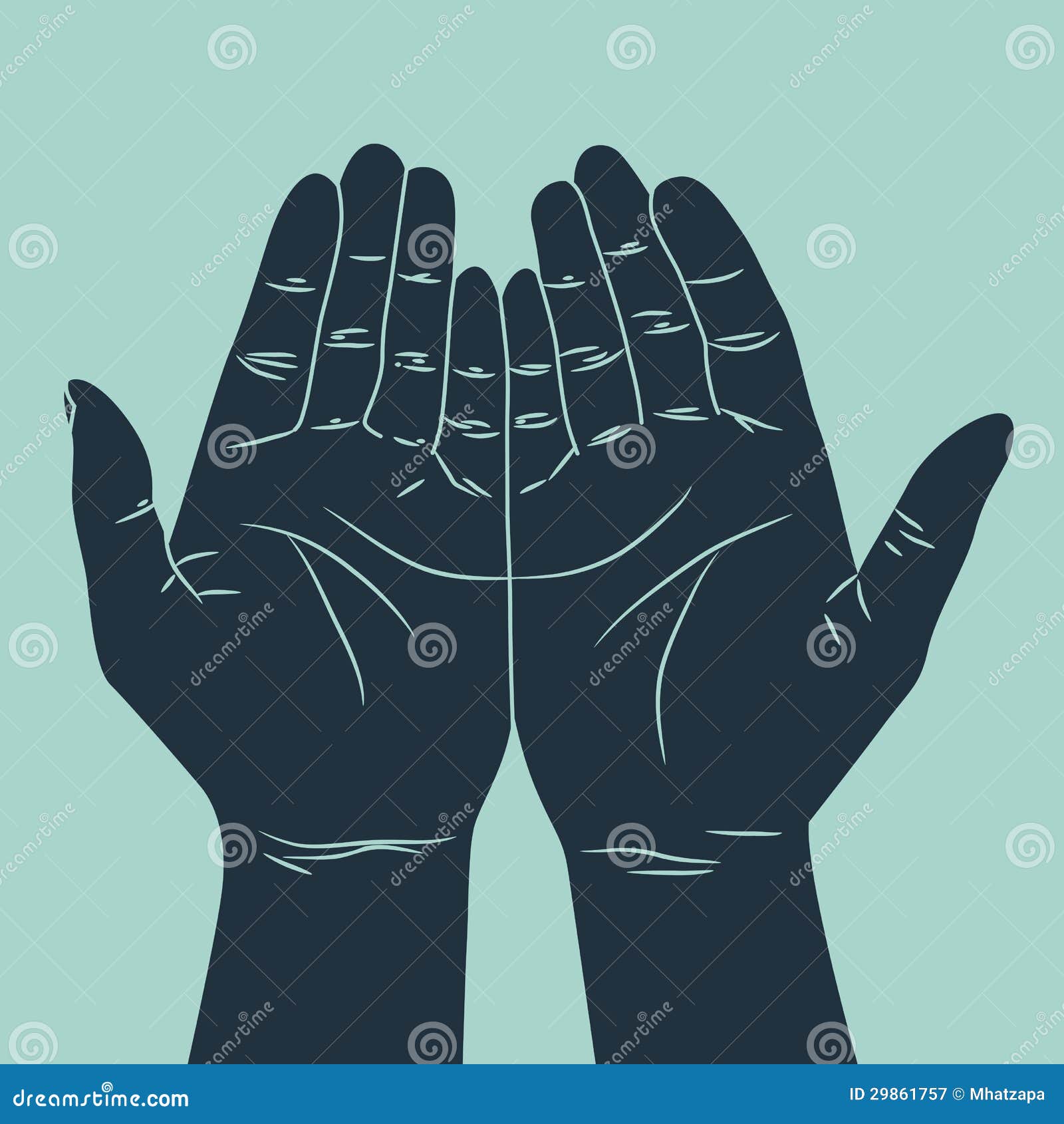 Vintage hand gesture stock illustration. Illustration of index - 29861757