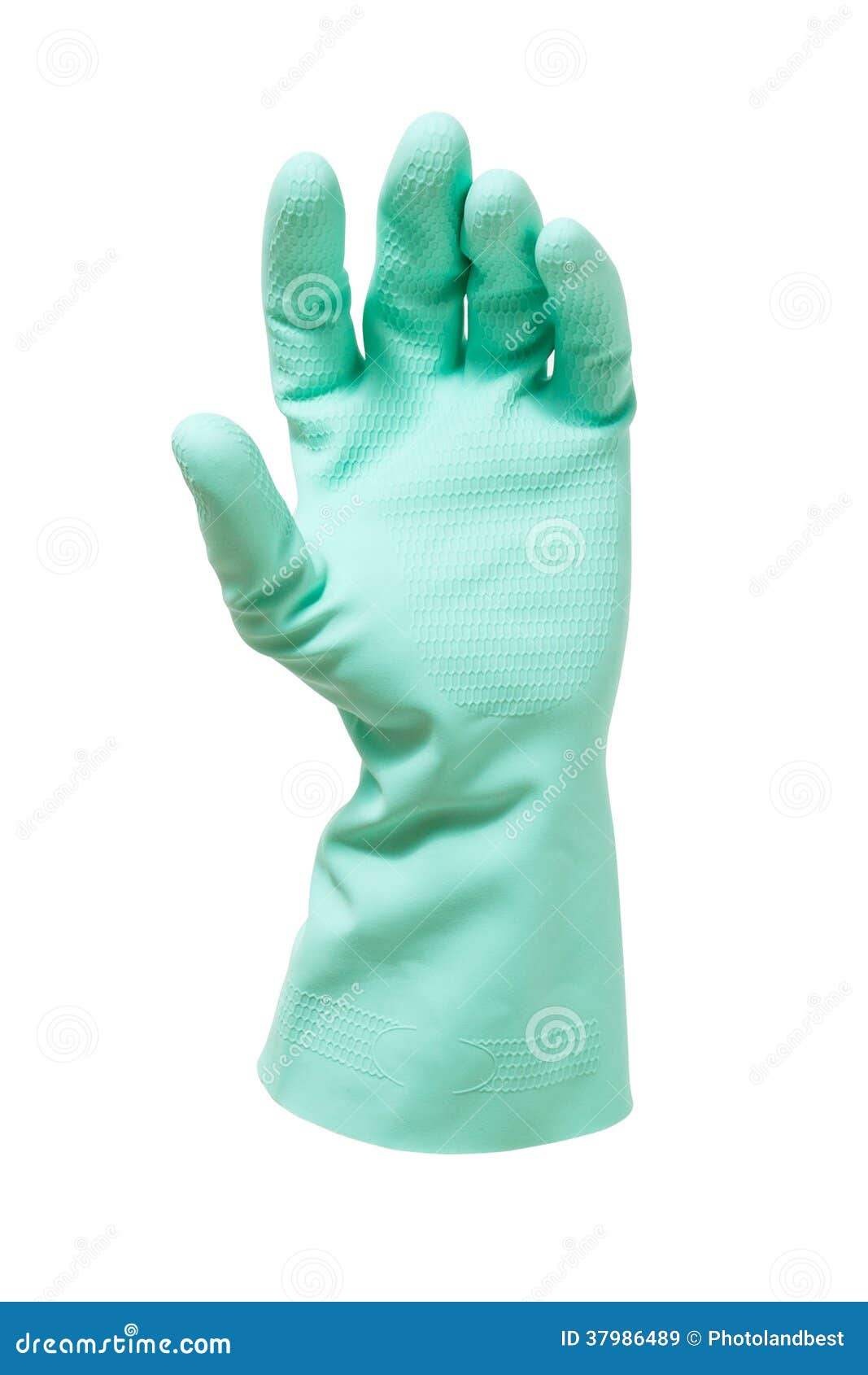 Human hand in a glove stock image. Image of palm, latex - 37986489