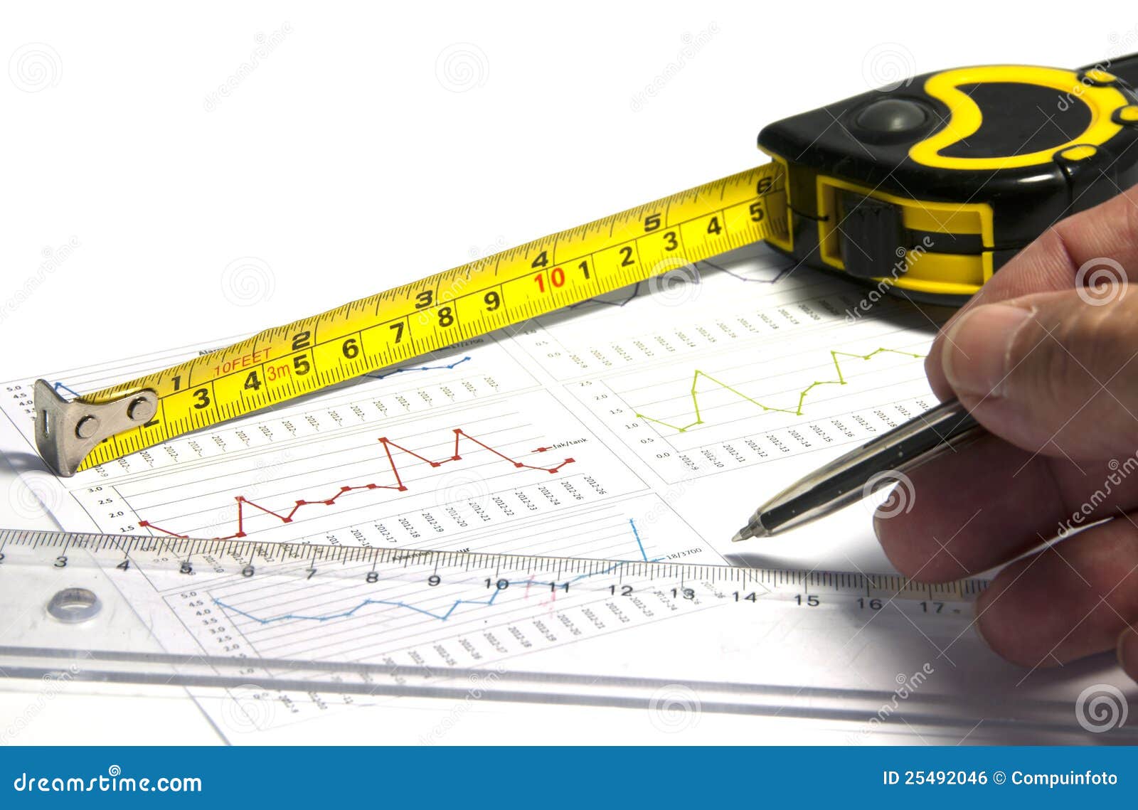 Human hand and graphics stock photo. Image of construction - 25492046