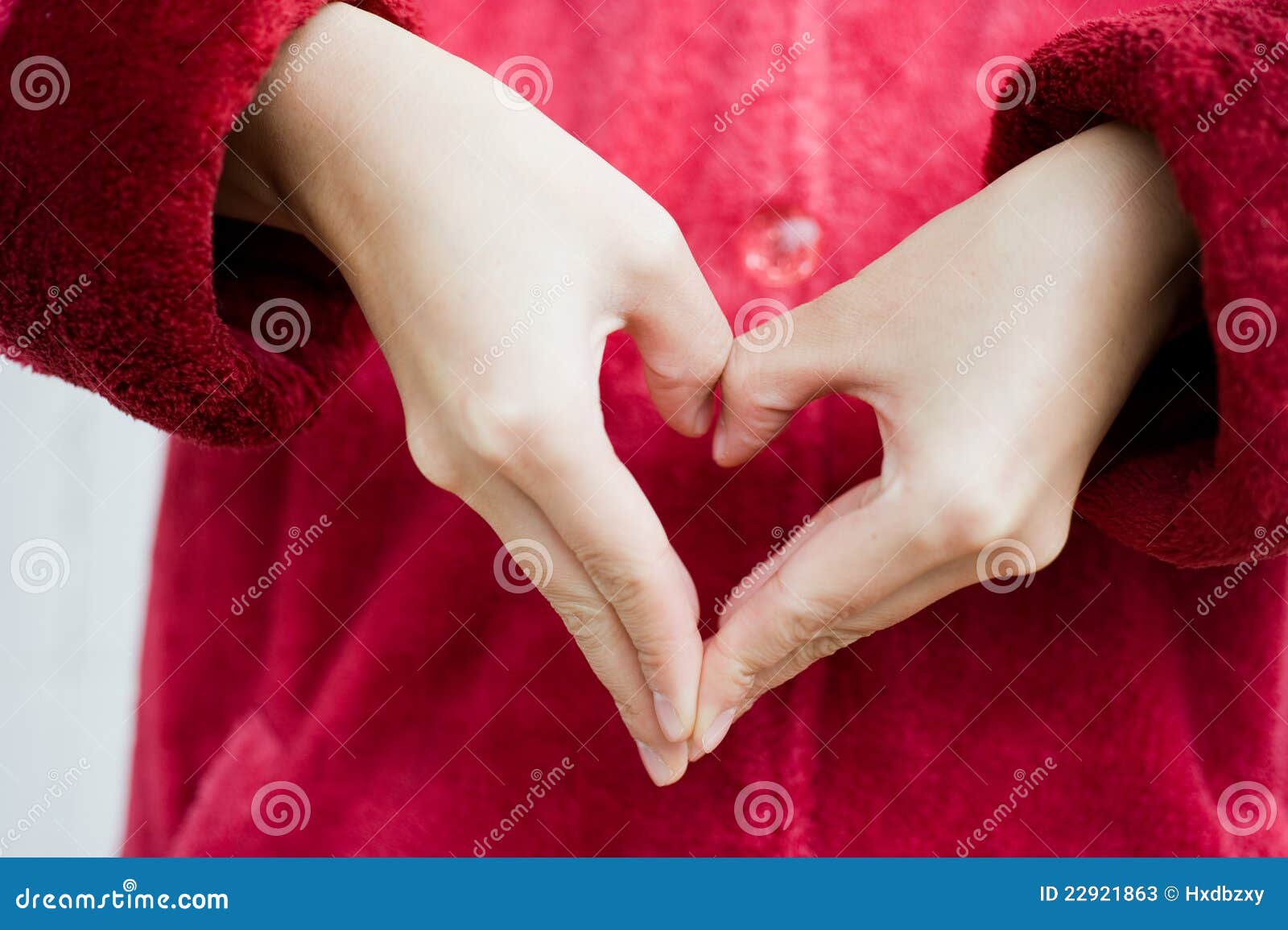 Human hand heart stock image. Image of marriage, clothes - 22921863