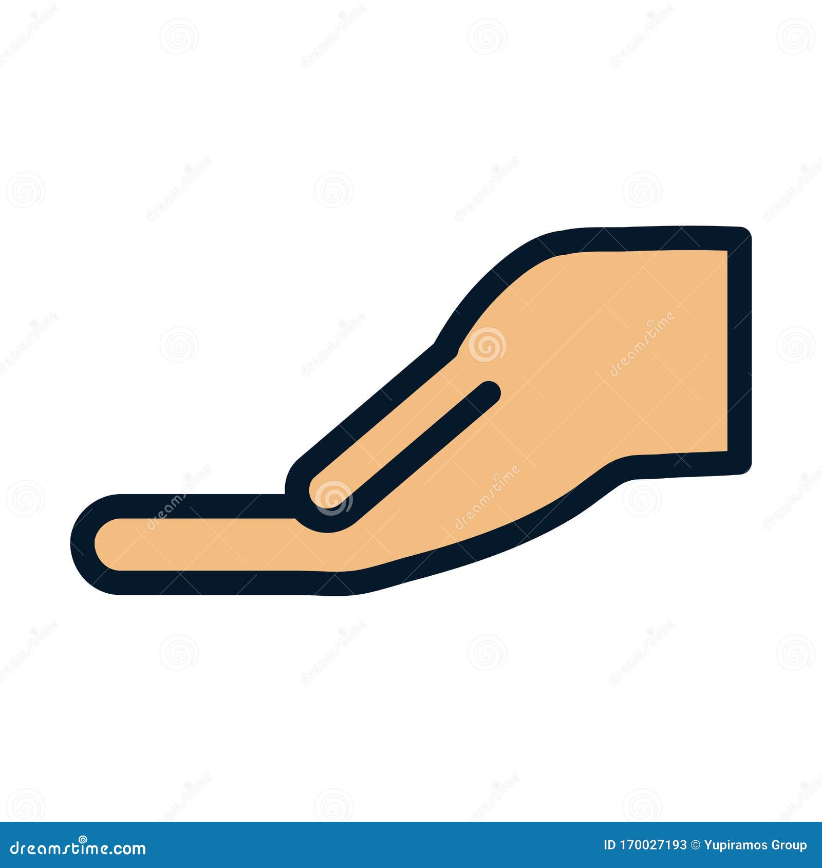 Human Hand Help Support Gesture Icon Stock Vector - Illustration of ...