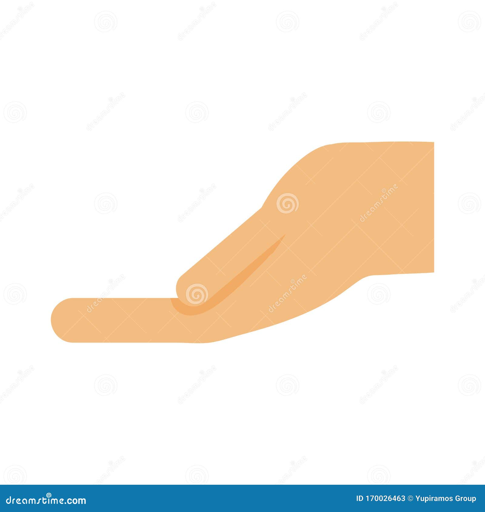 Human Hand Help Support Gesture Icon Stock Vector - Illustration of ...